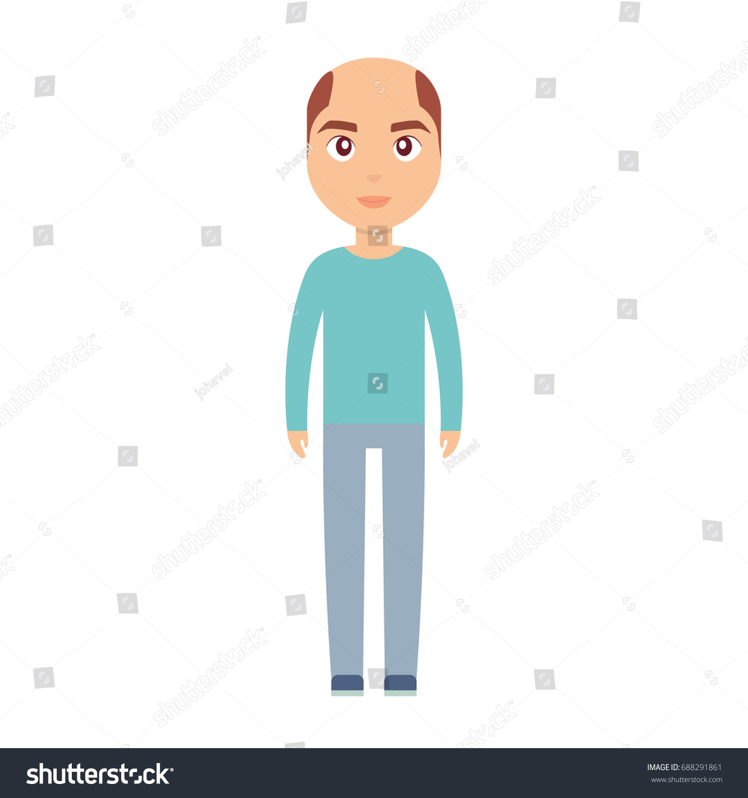 Cartoon Man Icon Stock Vector (Royalty Free) 688291861 | Shutterstock