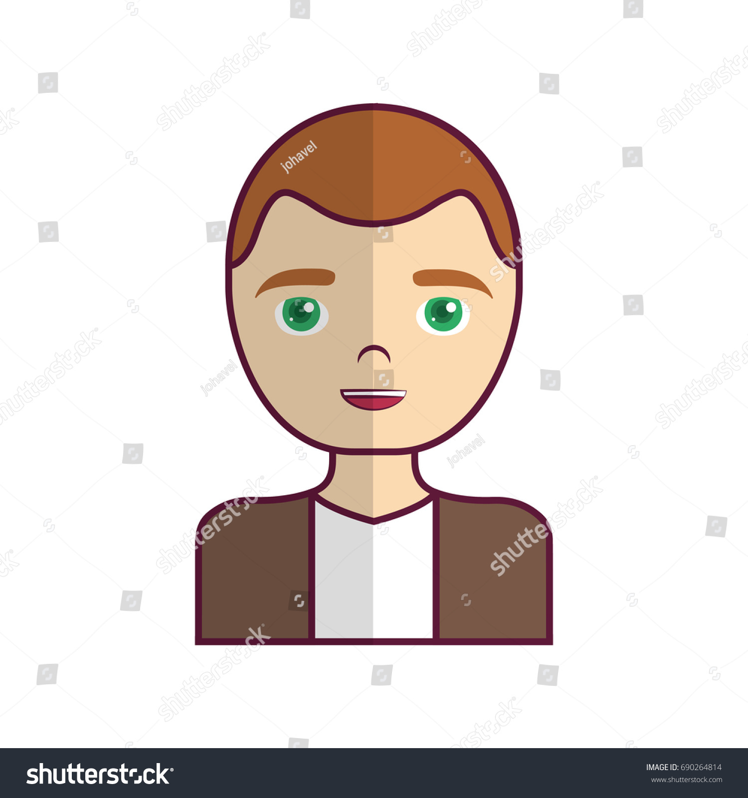 Cartoon Man Icon Stock Vector (Royalty Free) 690264814 | Shutterstock