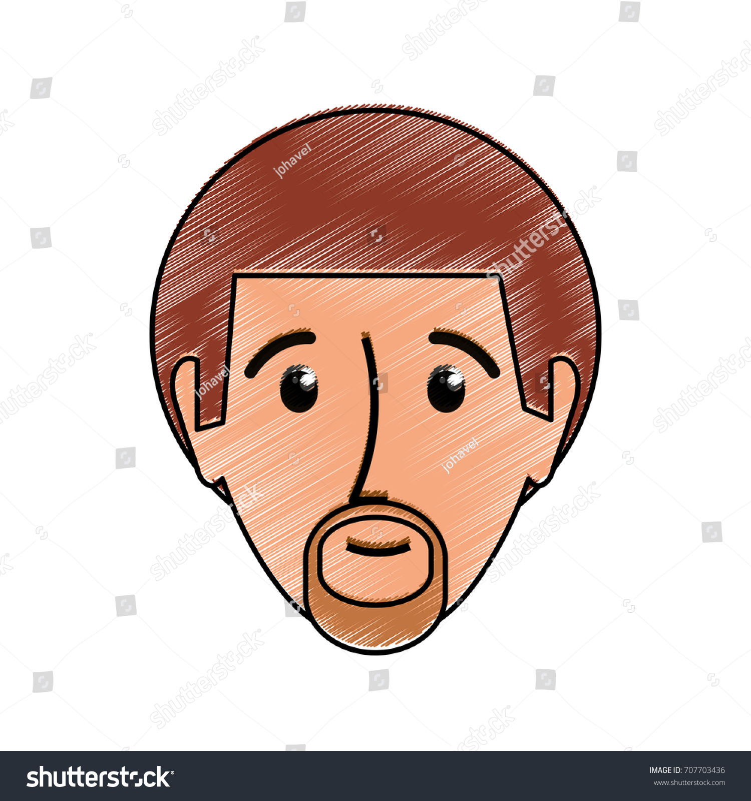 Cartoon Man Icon Stock Vector (Royalty Free) 707703436 | Shutterstock