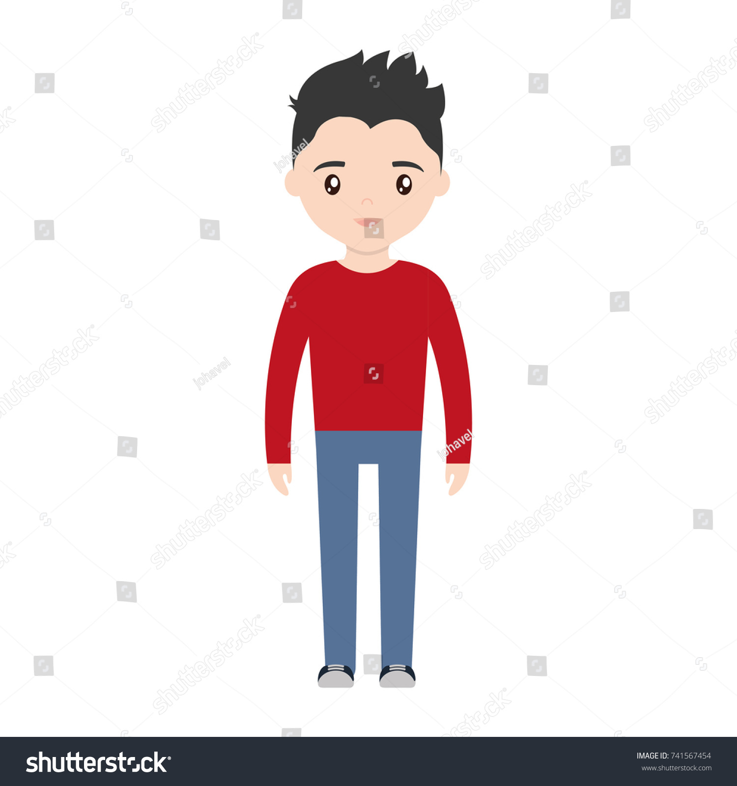 Cartoon Man Icon Stock Vector (Royalty Free) 741567454 | Shutterstock