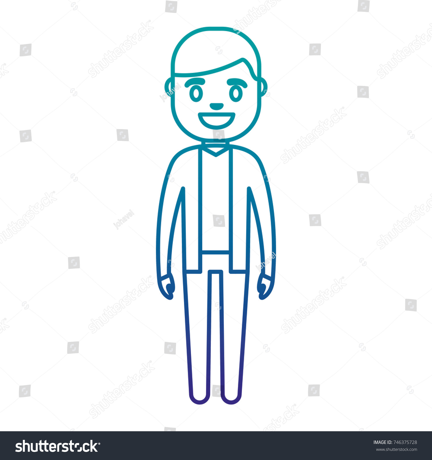 Cartoon Man Icon Stock Vector (Royalty Free) 746375728 | Shutterstock