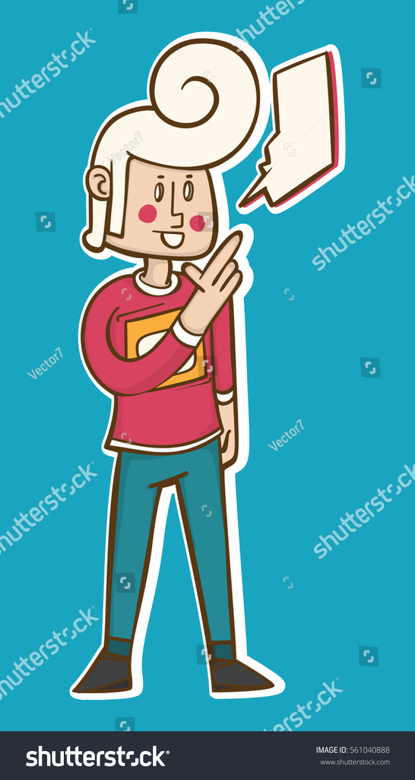 Cartoon Man Poses: Vector có sẵn (miễn phí bản quyền) 561040888 ...