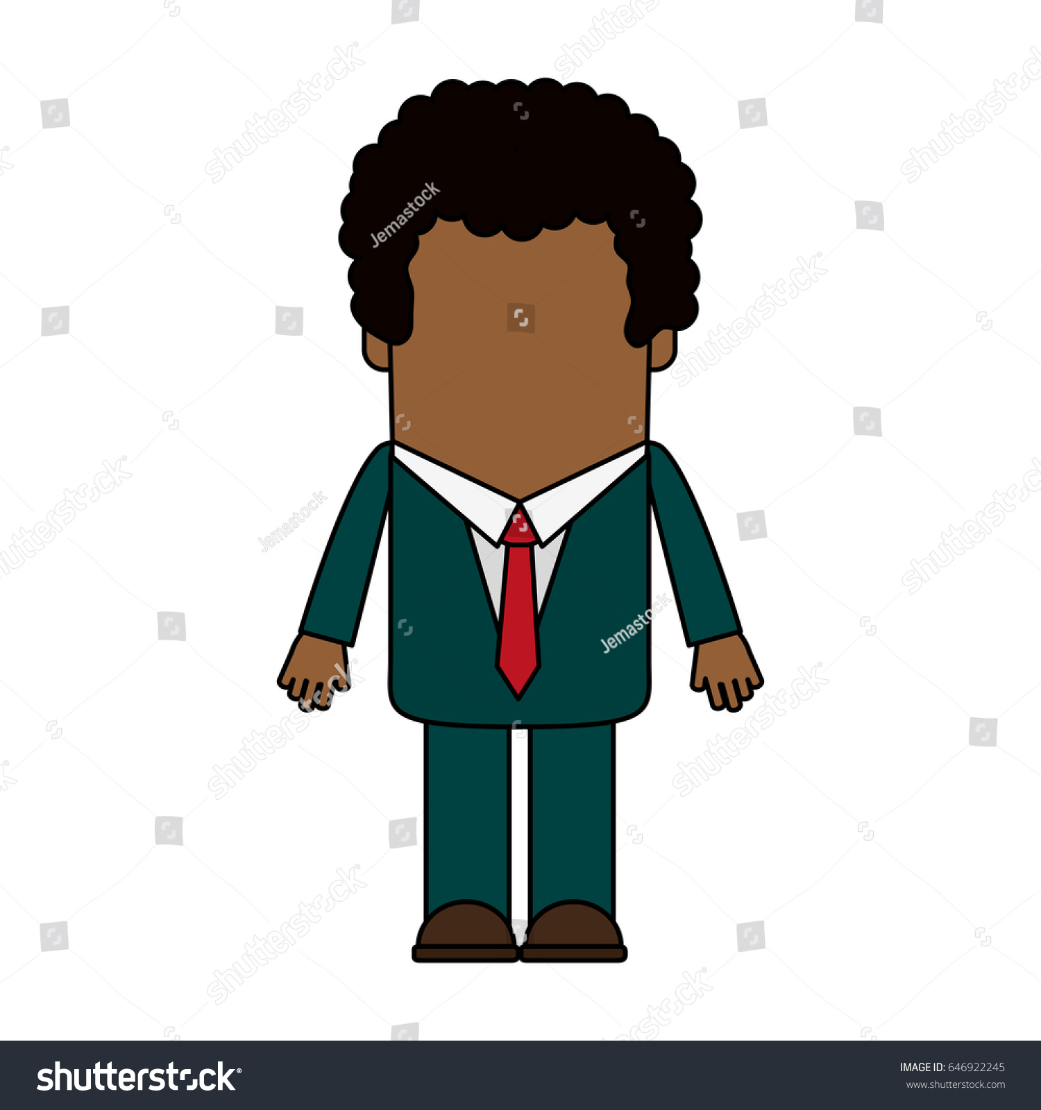 Cartoon Man Profile Stock Vector (Royalty Free) 646922245 | Shutterstock