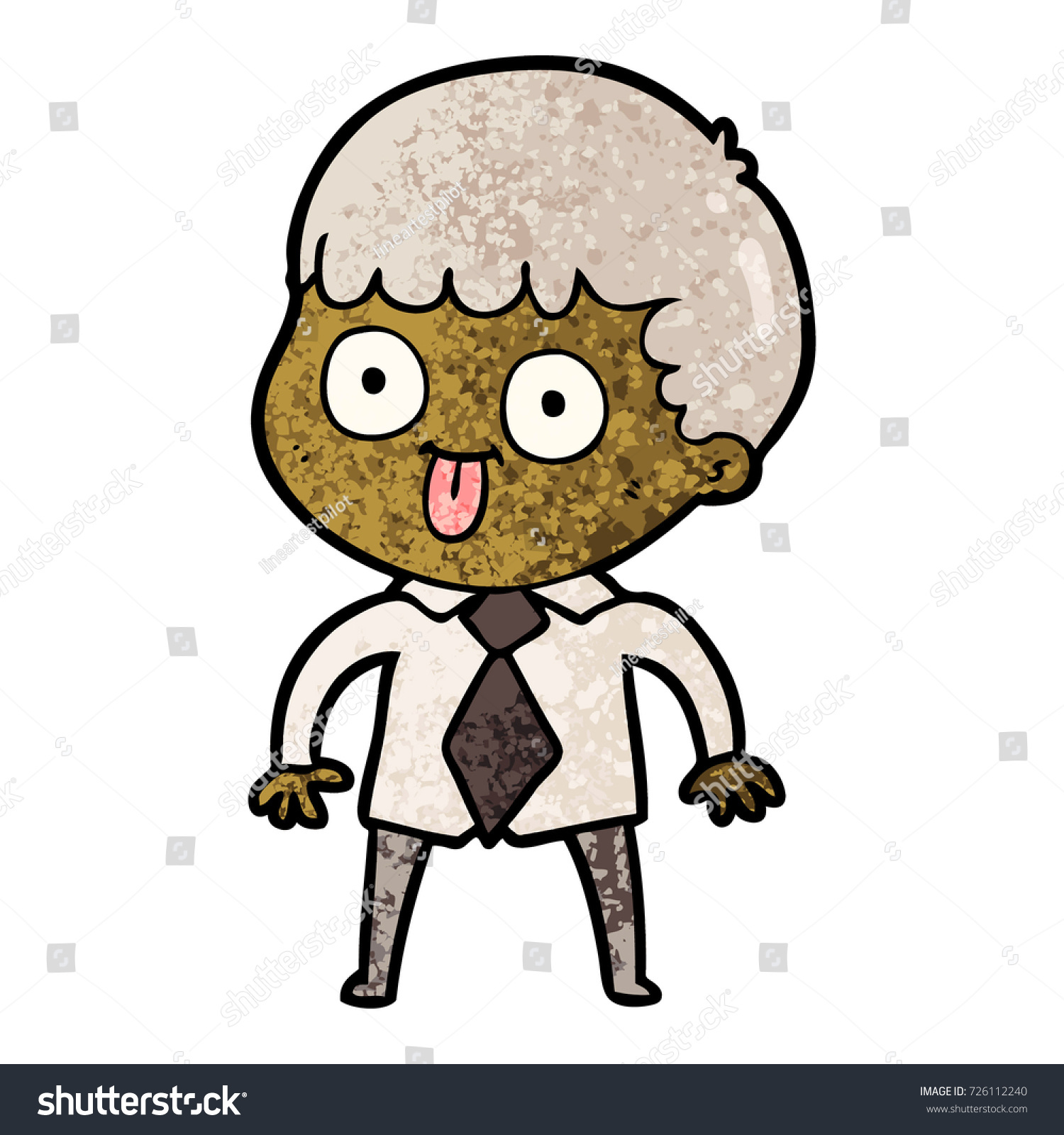 Cartoon Man Staring Stock Vector (Royalty Free) 726112240 | Shutterstock