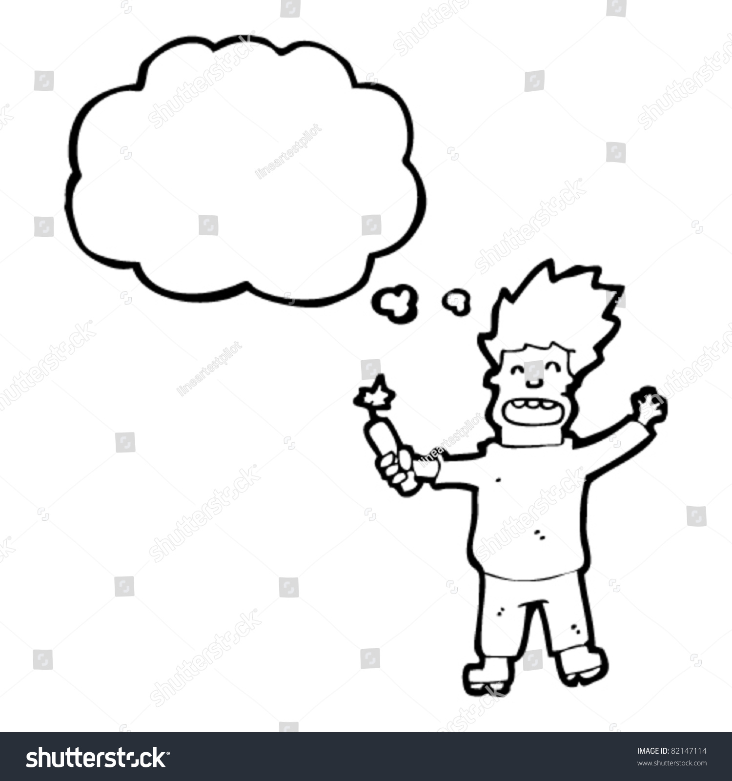 Cartoon Man Dynamite Stock Vector (Royalty Free) 82147114 | Shutterstock