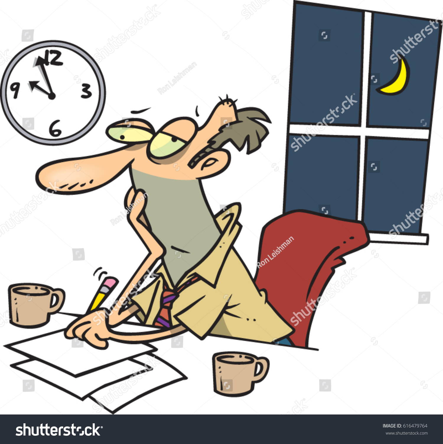Late Work Cartoon
