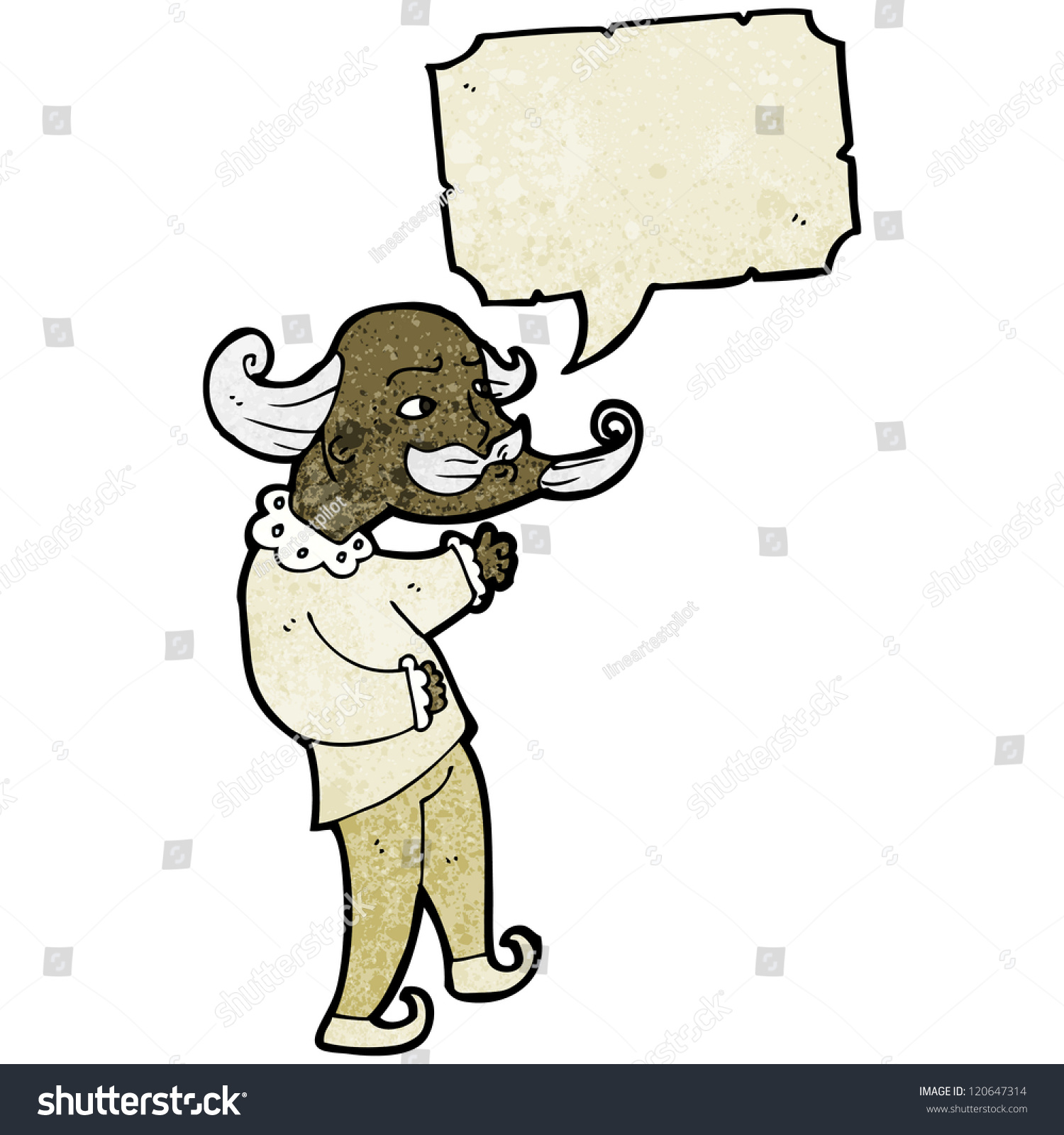 Cartoon Medieval Man Stock Vector (Royalty Free) 120647314
