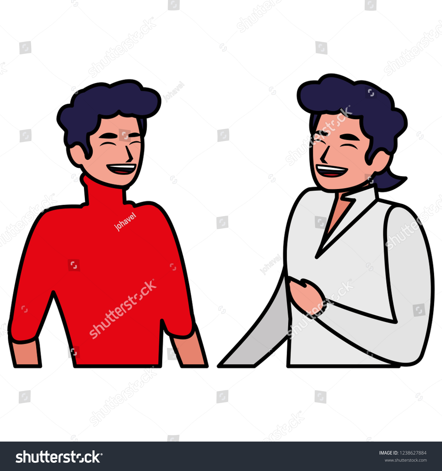 Cartoon Men Design Stock Vector (Royalty Free) 1238627884 | Shutterstock