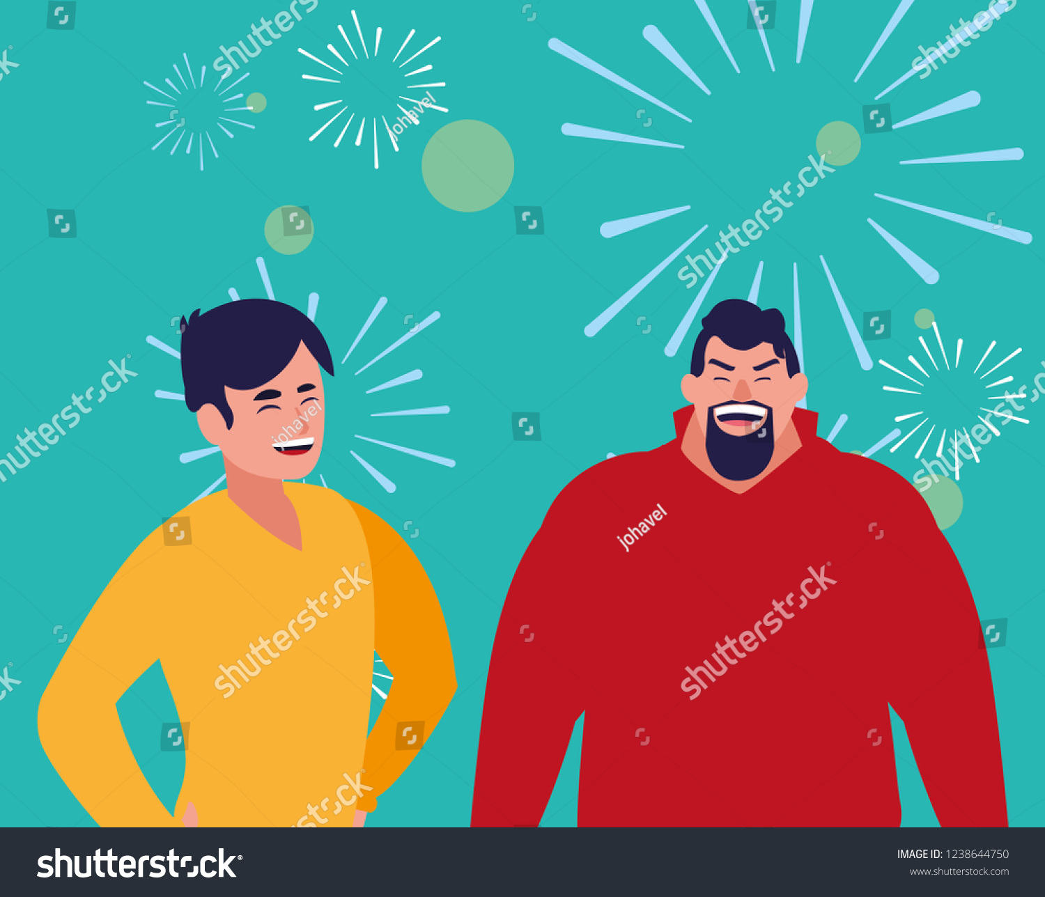 Cartoon Men Design Stock Vector (Royalty Free) 1238644750 | Shutterstock