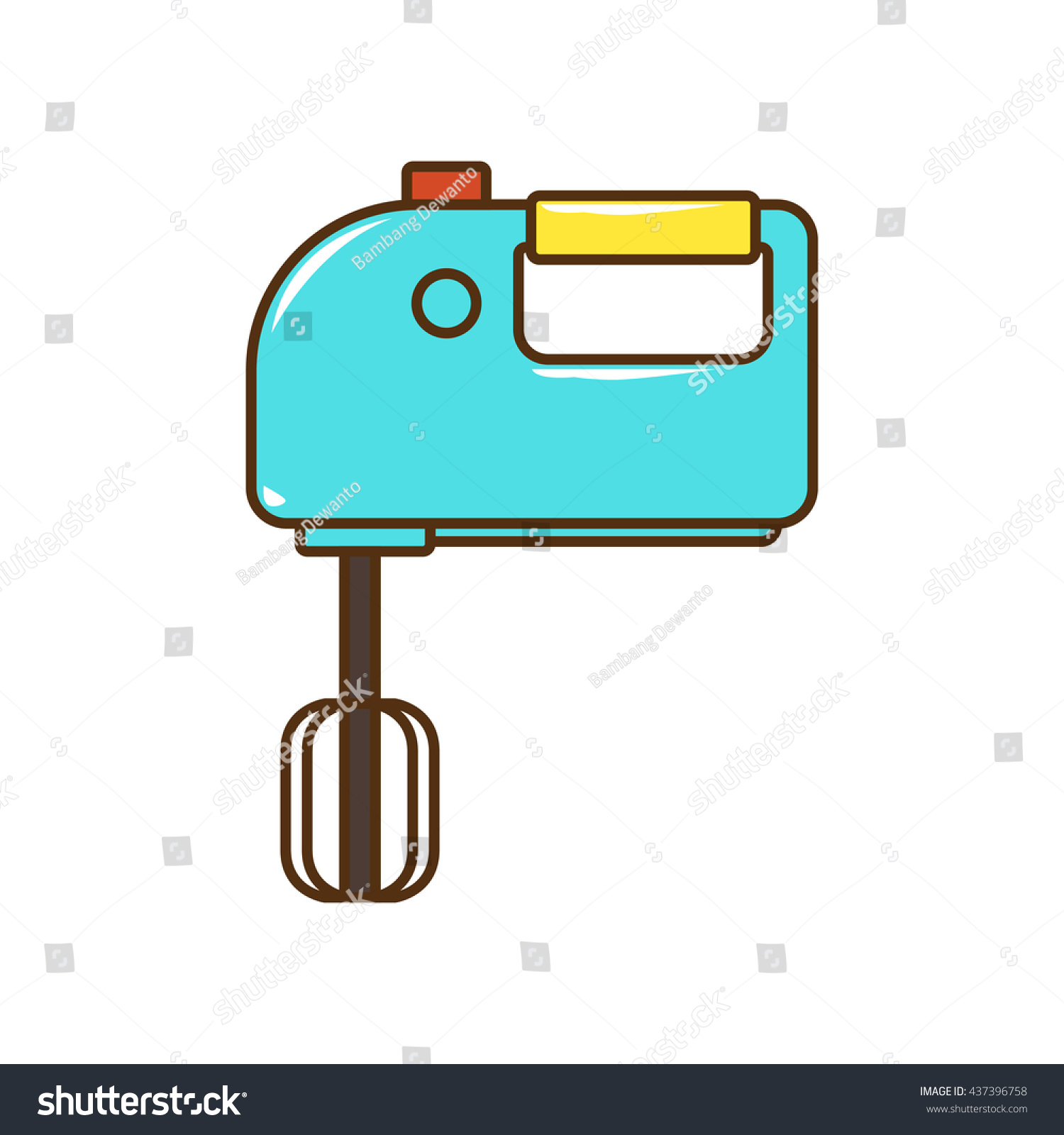 Cartoon Mixer Icon Stock Vector (Royalty Free) 437396758 | Shutterstock