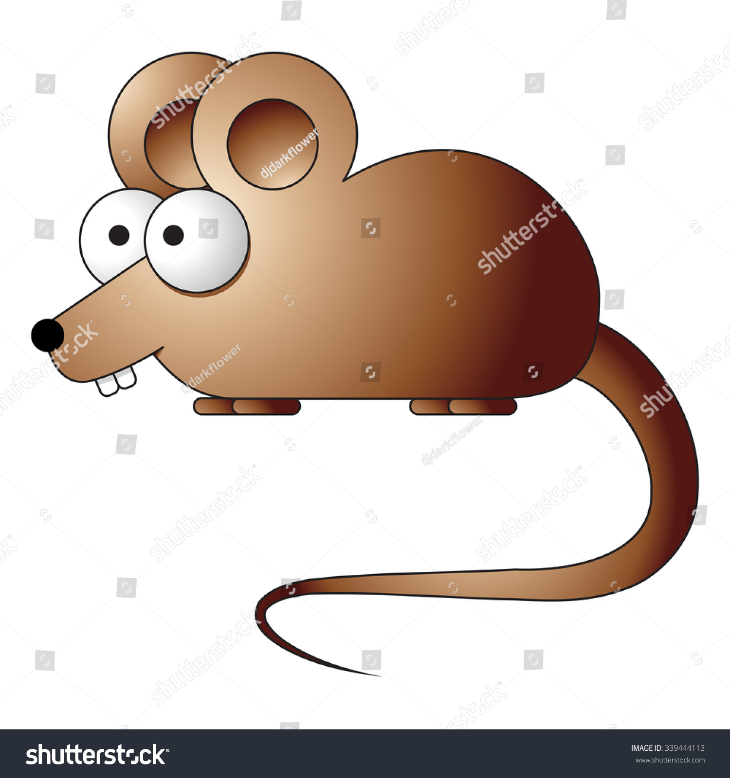 Cartoon Mouse Icon Stock Vector (Royalty Free) 339444113 | Shutterstock