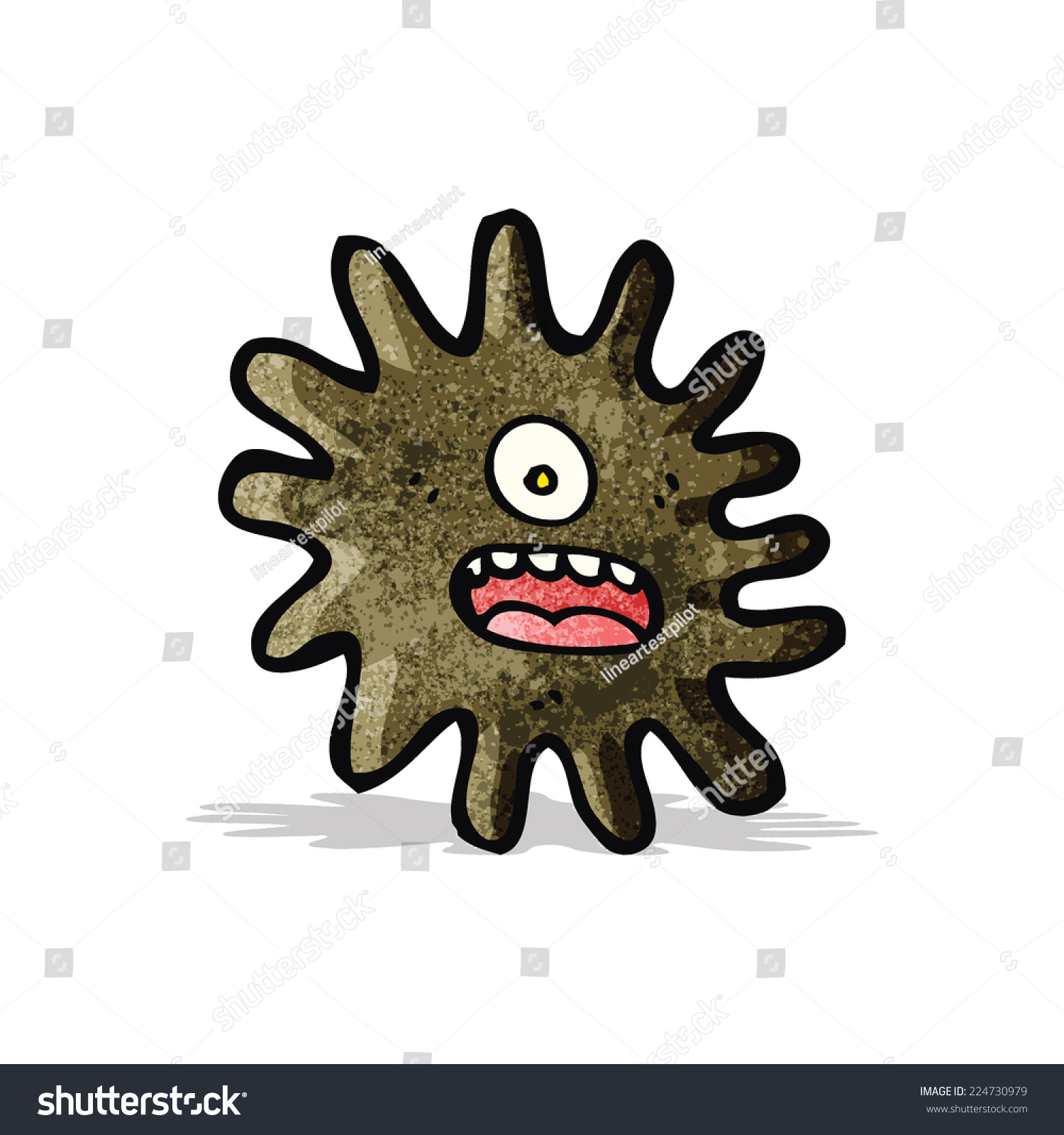 Cartoon Mud Splat Stock Vector (Royalty Free) 224730979