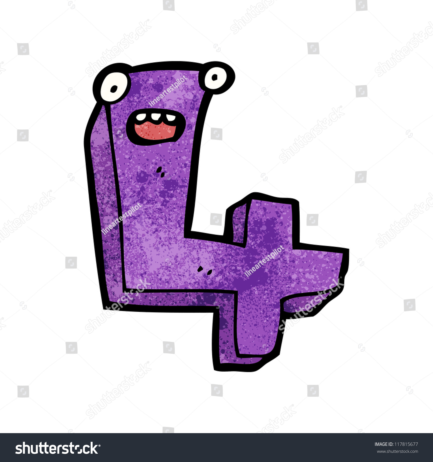Cartoon Number Four Stock Vector (Royalty Free) 117815677 | Shutterstock