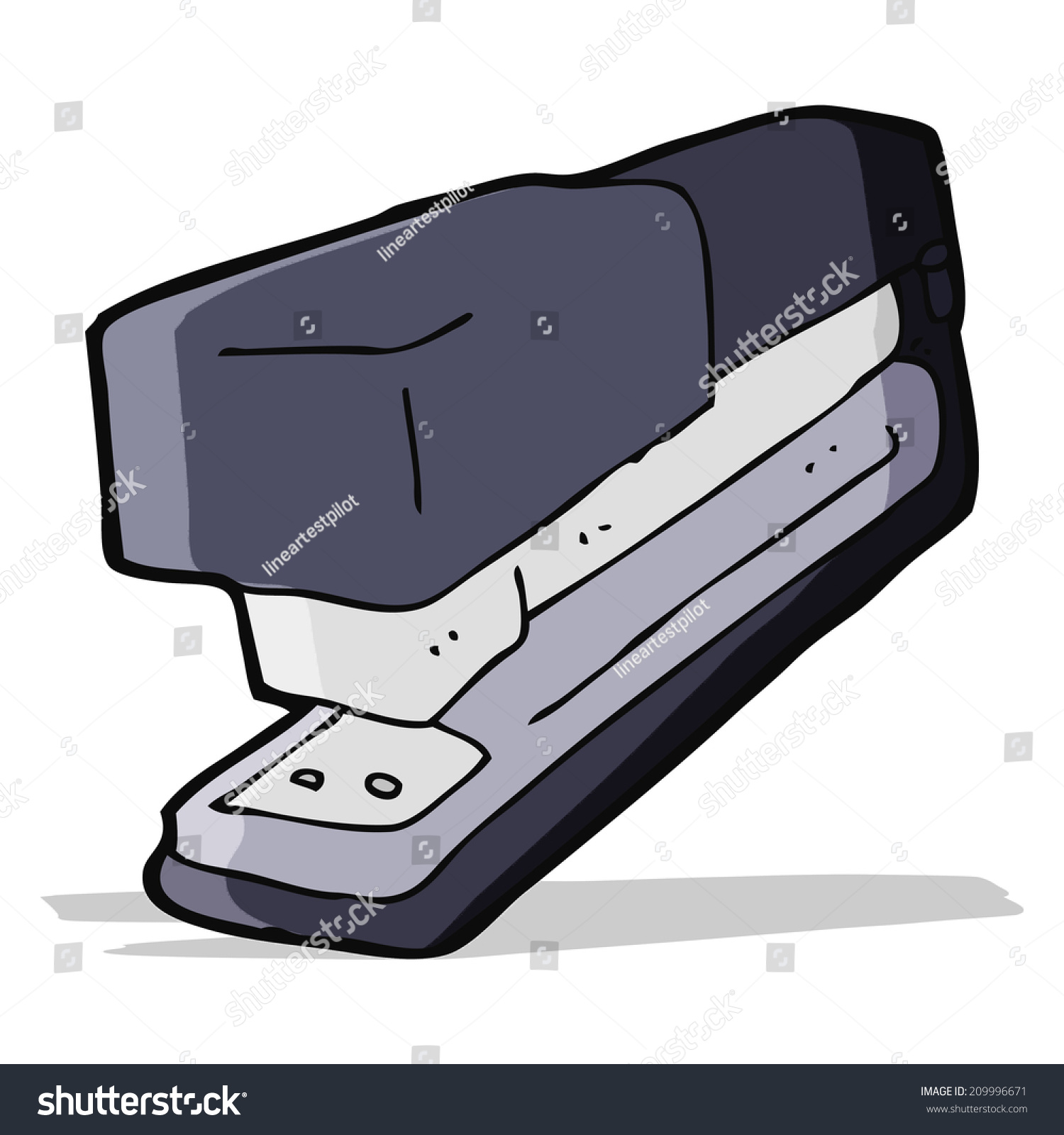 Cartoon Office Stapler Stock Vector (Royalty Free) 209996671 | Shutterstock