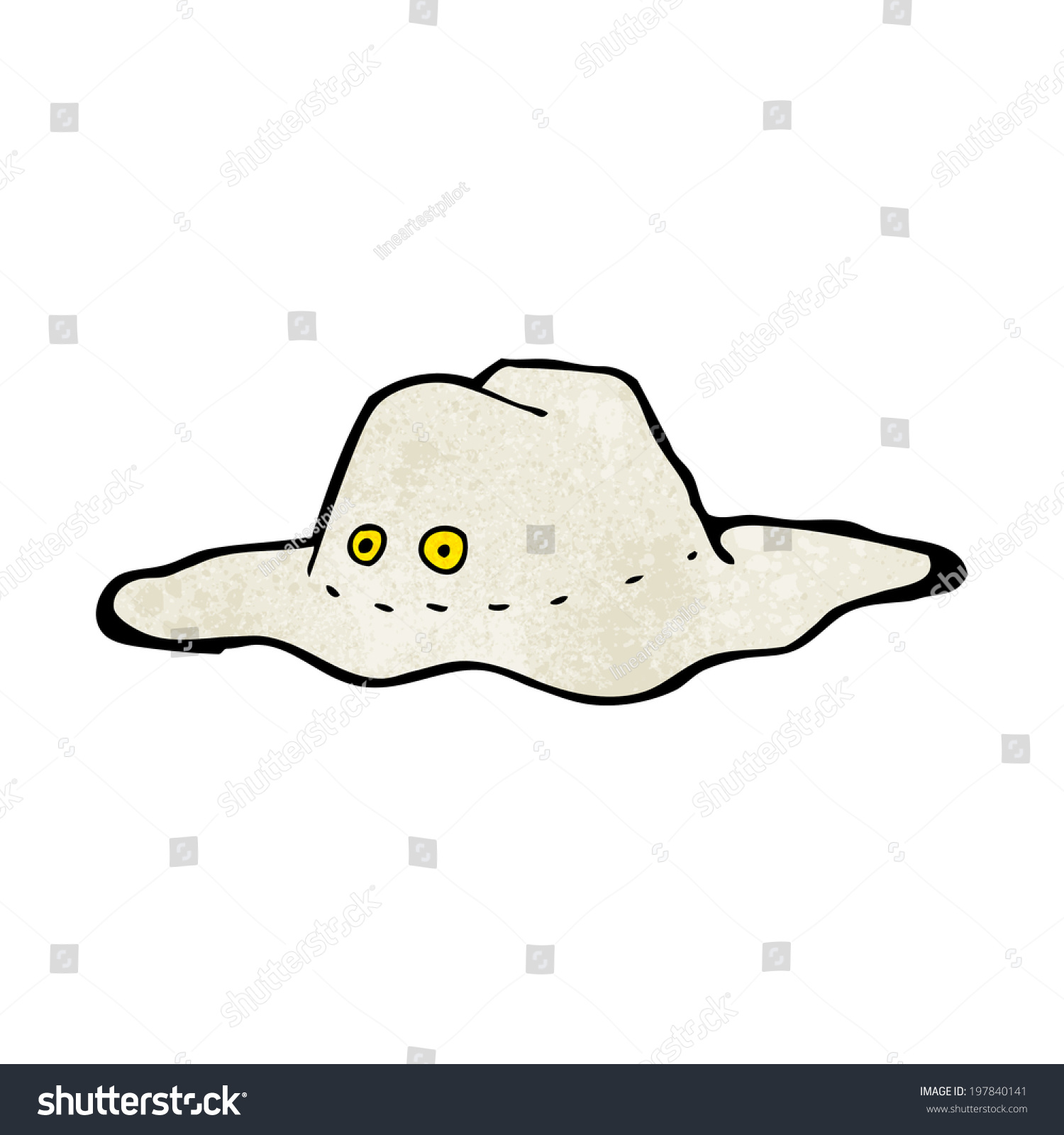 Cartoon Old Australian Hat Stock Vector (Royalty Free) 197840141 ...