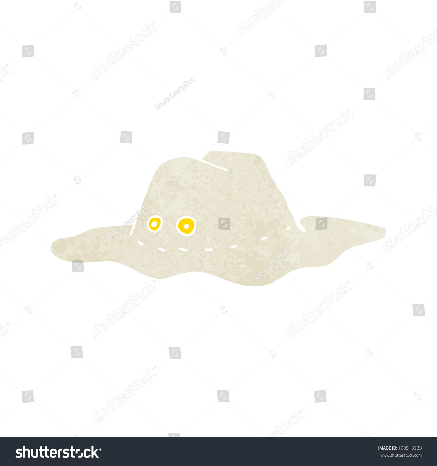 Cartoon Old Australian Hat Stock Vector (Royalty Free) 198518933 ...