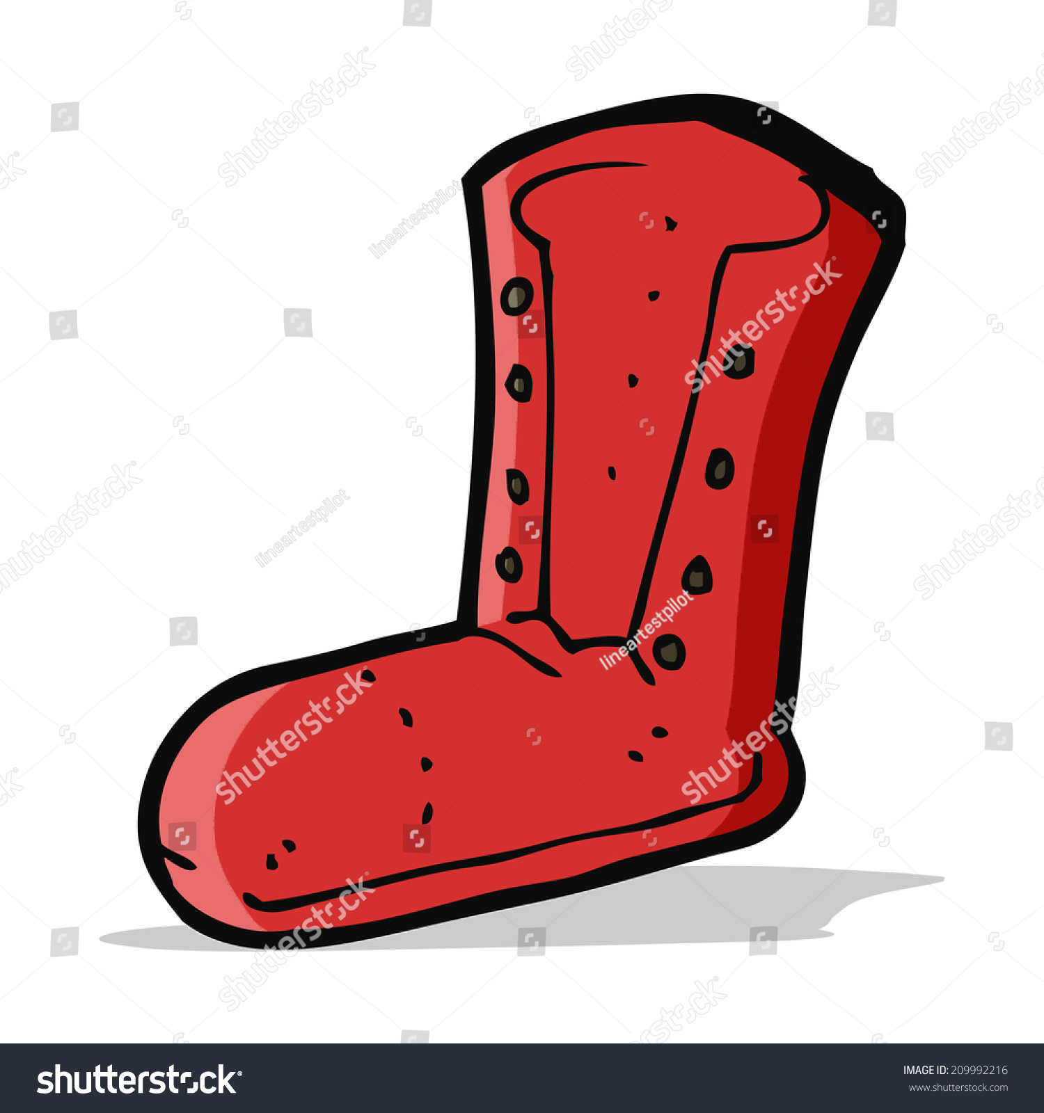 Cartoon Old Boot Stock Vector (Royalty Free) 209992216 | Shutterstock
