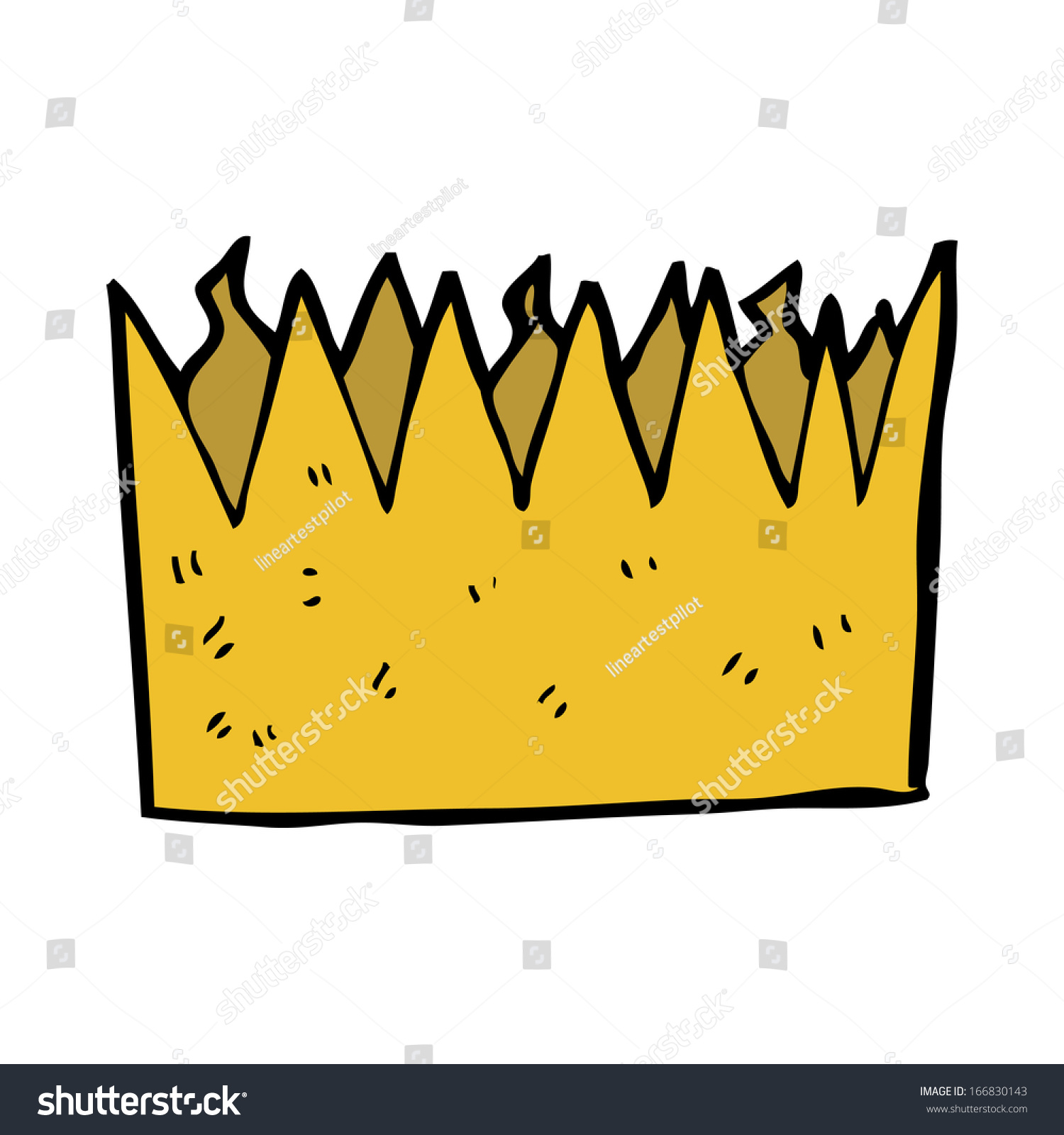 Cartoon Paper Crown: เวกเตอร์สต็อก (ปลอดค่าลิขสิทธิ์) 166830143 ...