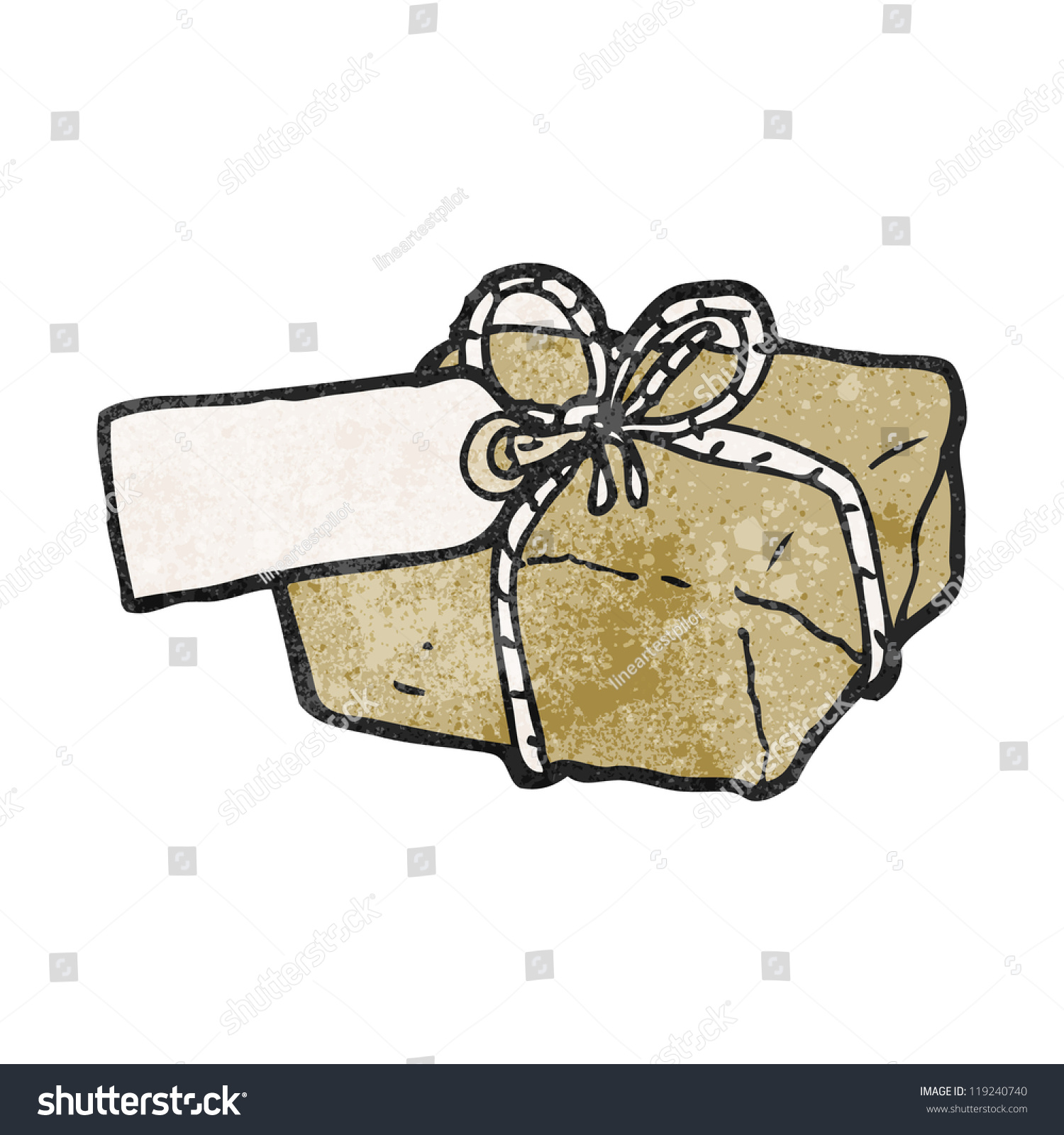 Cartoon Parcel Stock Vector 119240740 - Shutterstock