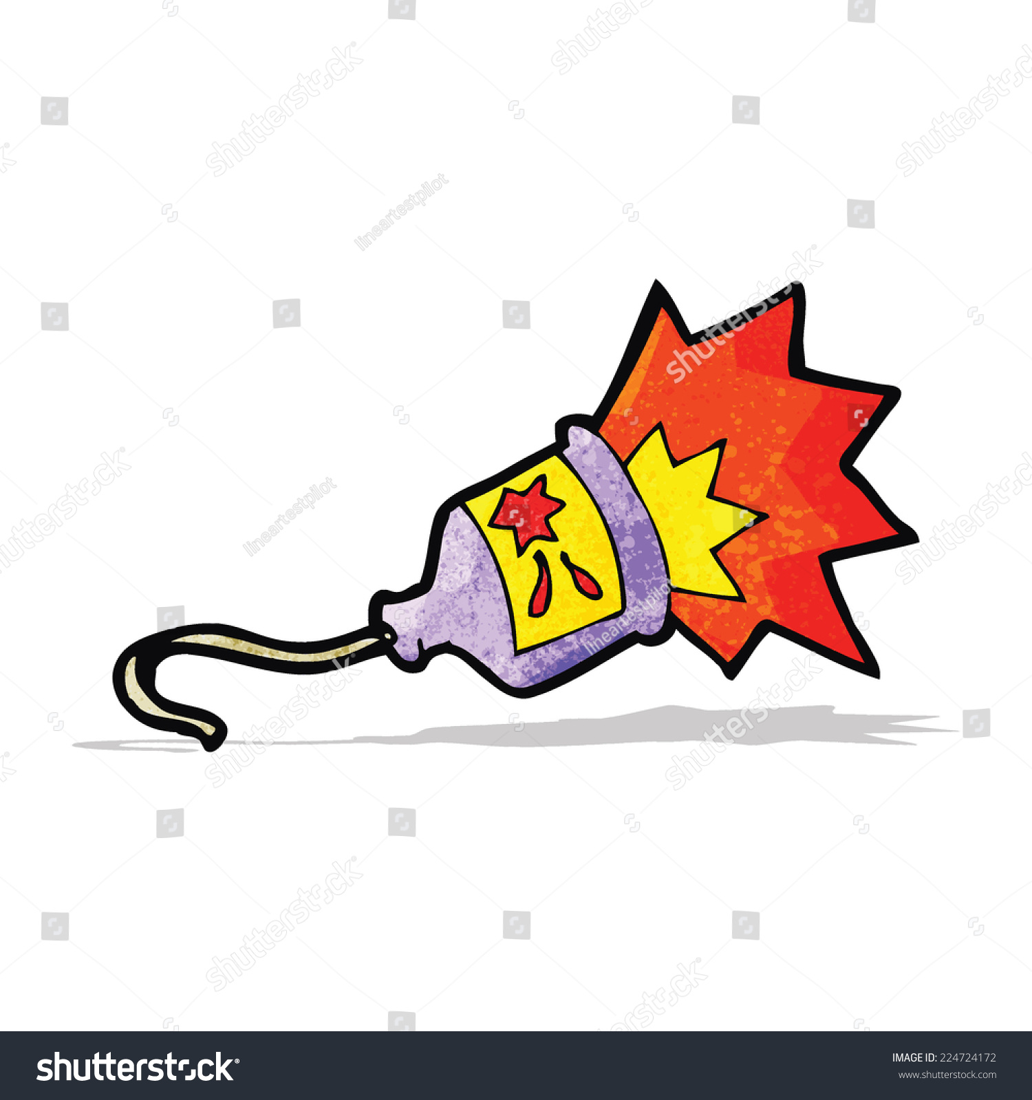 Cartoon Party Popper Stock Vector (Royalty Free) 224724172 | Shutterstock
