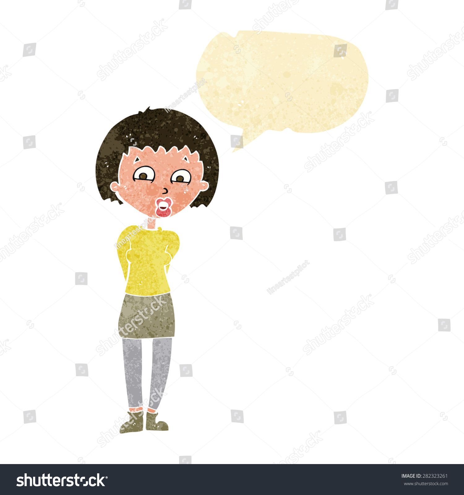 Cartoon Person Stock Vector (Royalty Free) 282323261 | Shutterstock