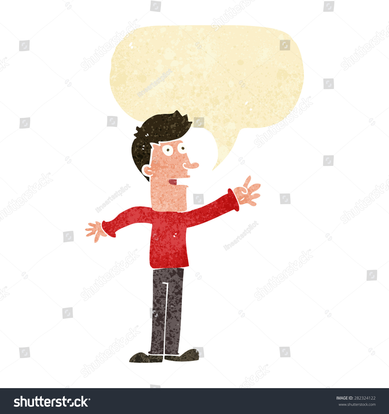 Cartoon Person Stock Vector (Royalty Free) 282324122
