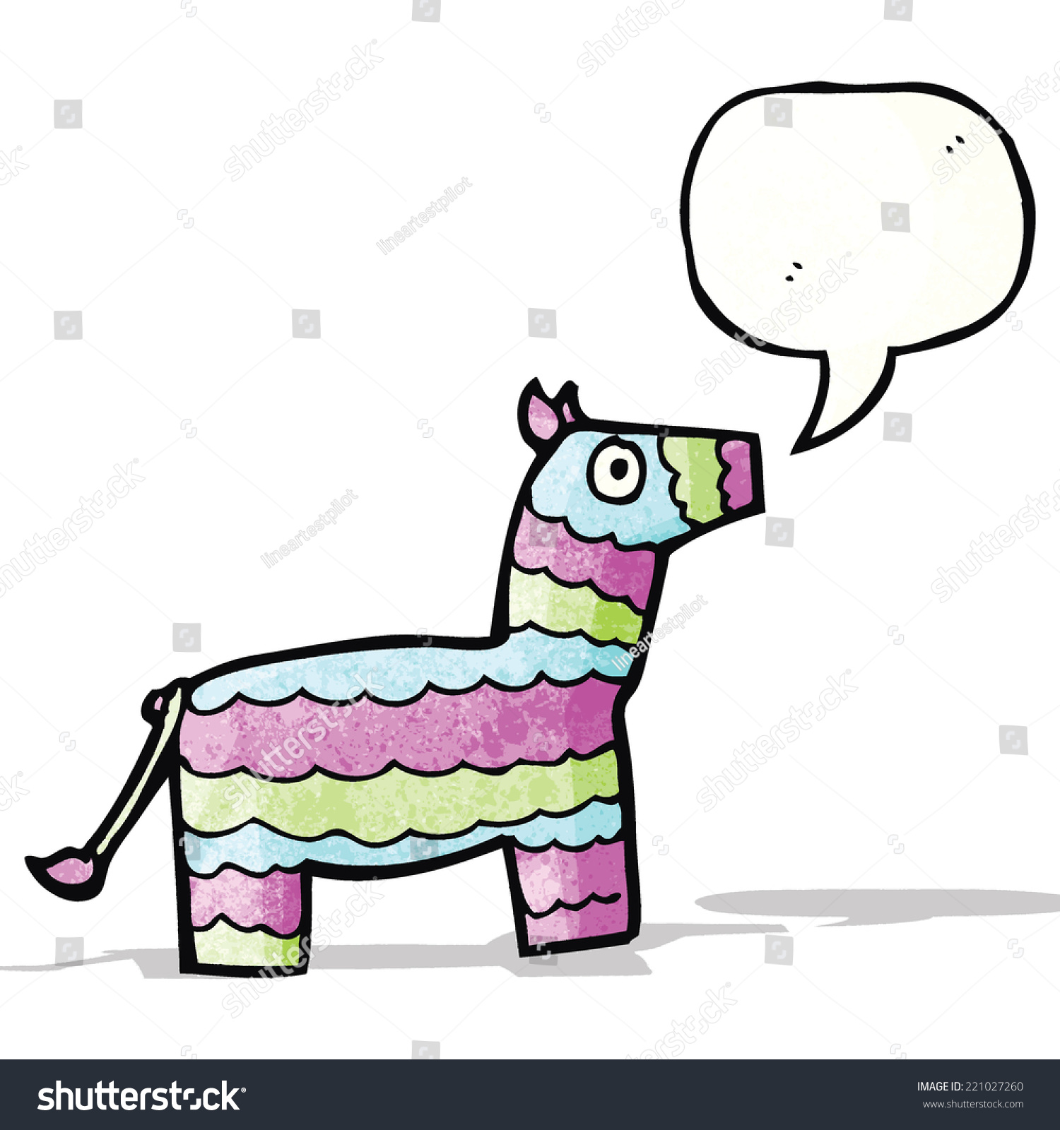 Cartoon Pinata Stock Vector (Royalty Free) 221027260 | Shutterstock