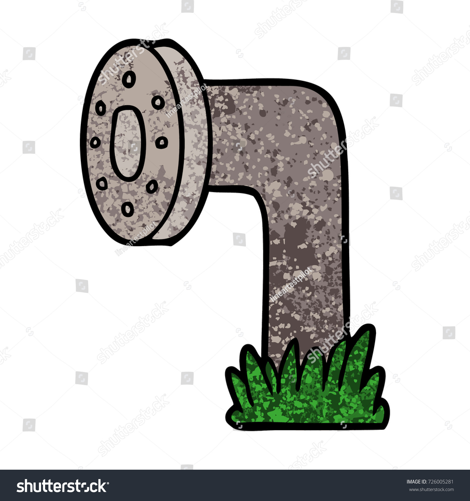 Cartoon Pipe Stock Vector (Royalty Free) 726005281 | Shutterstock