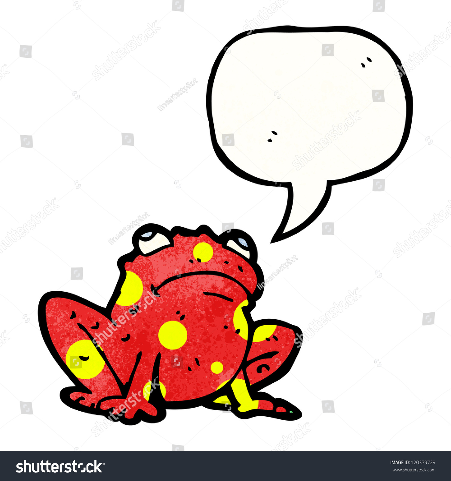 Cartoon Poison Frog Stock Vector (Royalty Free) 120379729 | Shutterstock
