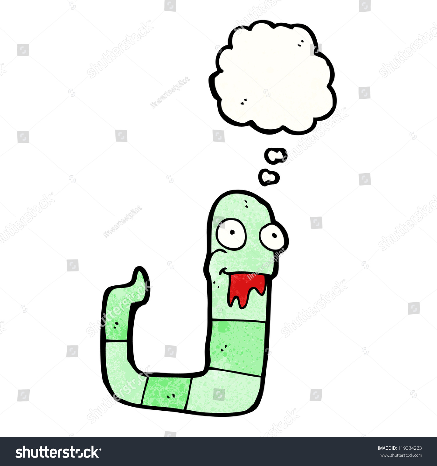 Cartoon Poisonous Snake Stock Vector (Royalty Free) 119334223