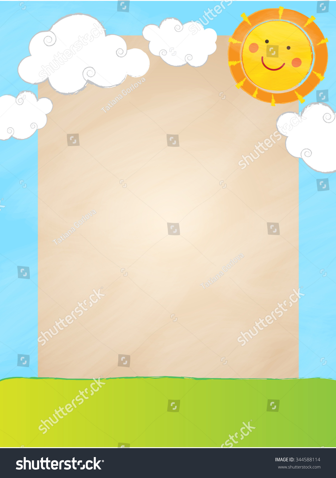 Cartoon Poster Design: เวกเตอร์สต็อก (ปลอดค่าลิขสิทธิ์) 344588114 ...