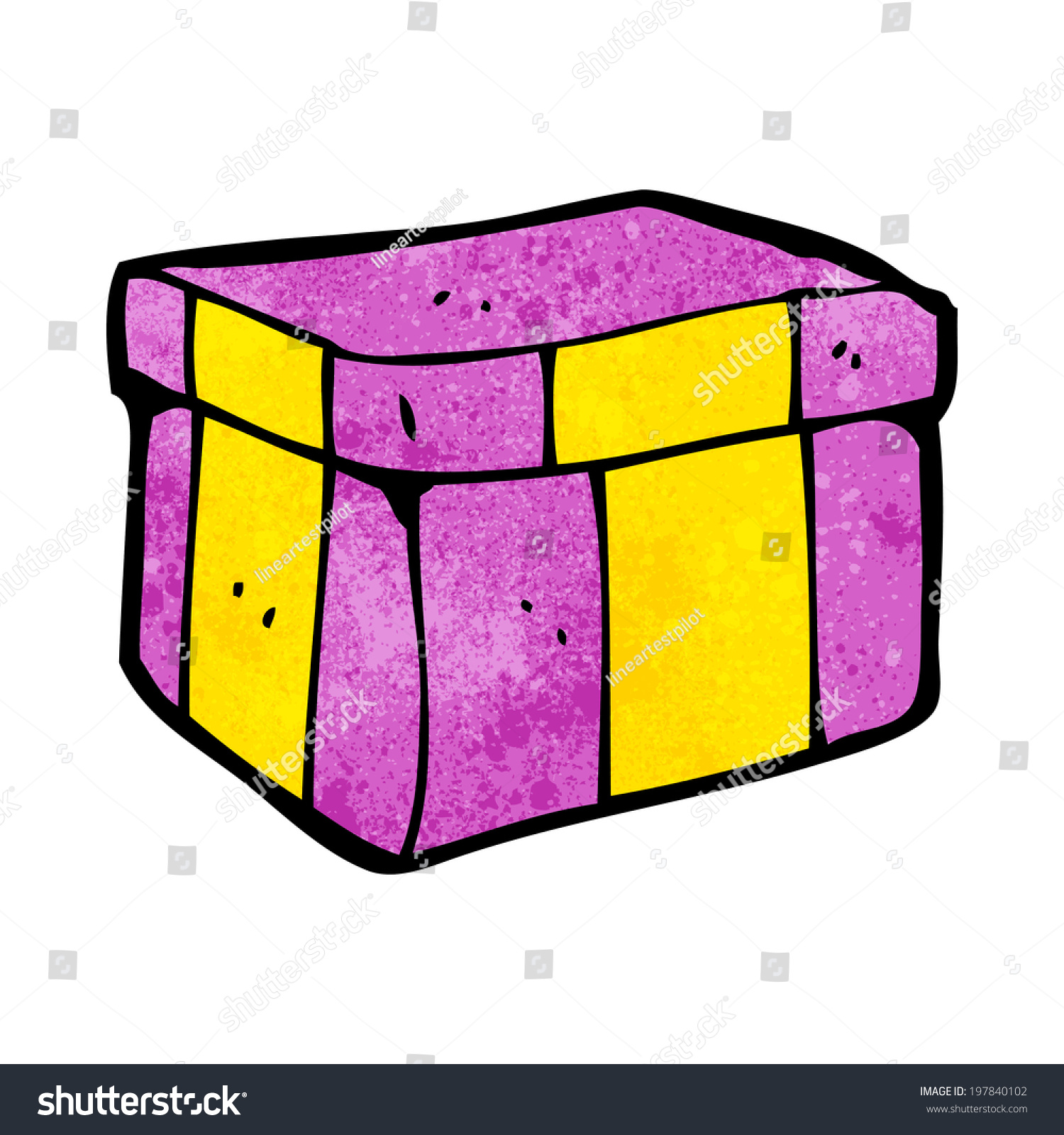 Cartoon Present Stock Vector (Royalty Free) 197840102
