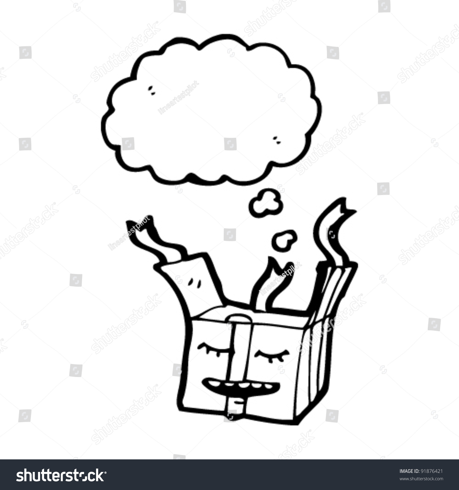 Cartoon Present Face Stock Vector (Royalty Free) 91876421 | Shutterstock