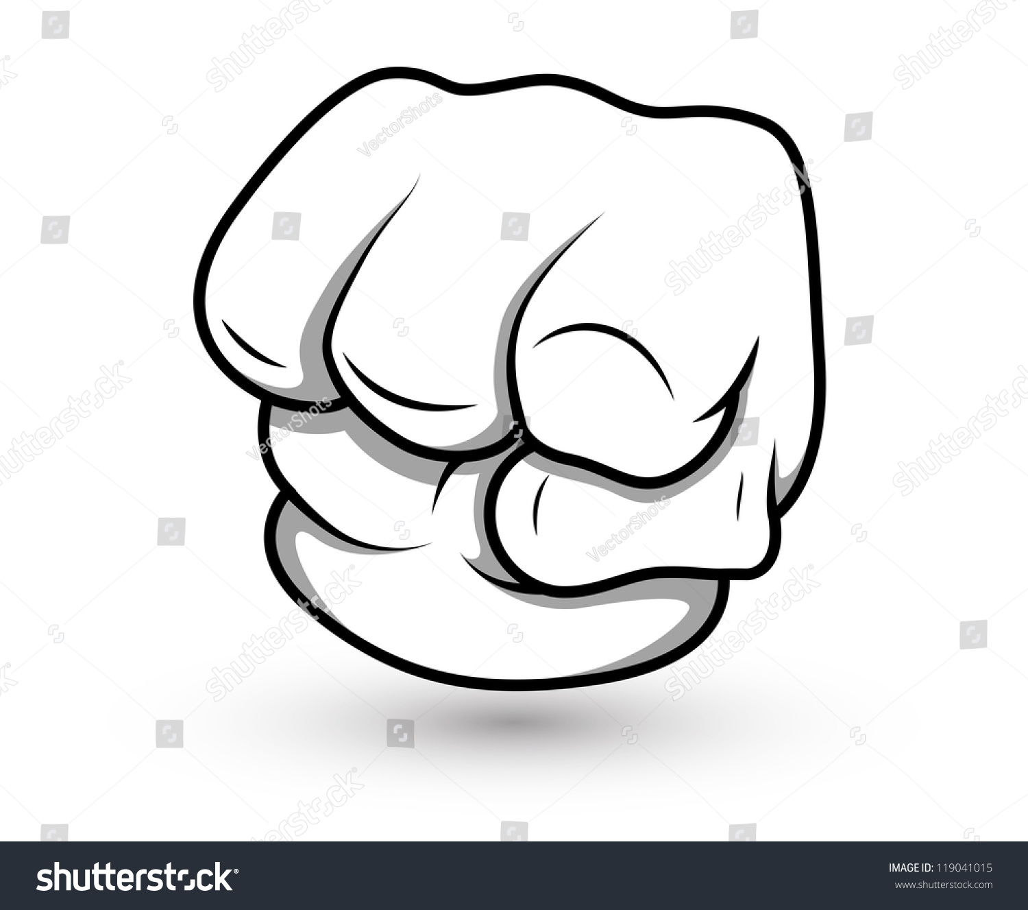 Cartoon Punch Vector Illustration: เวกเตอร์สต็อก (ปลอดค่าลิขสิทธิ์ ...