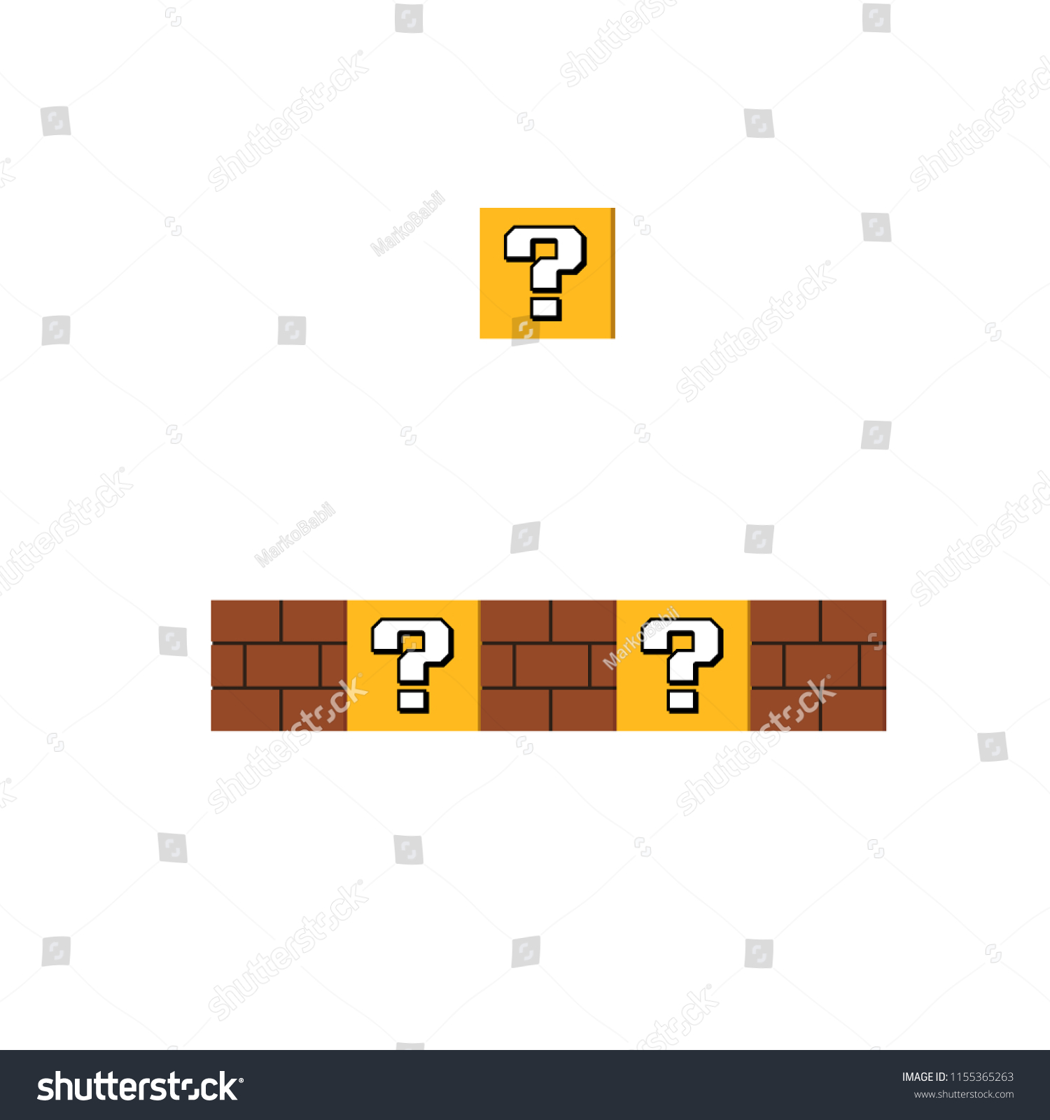 Cartoon Question Box Game Vector Icon Stock Vector (Royalty Free ...
