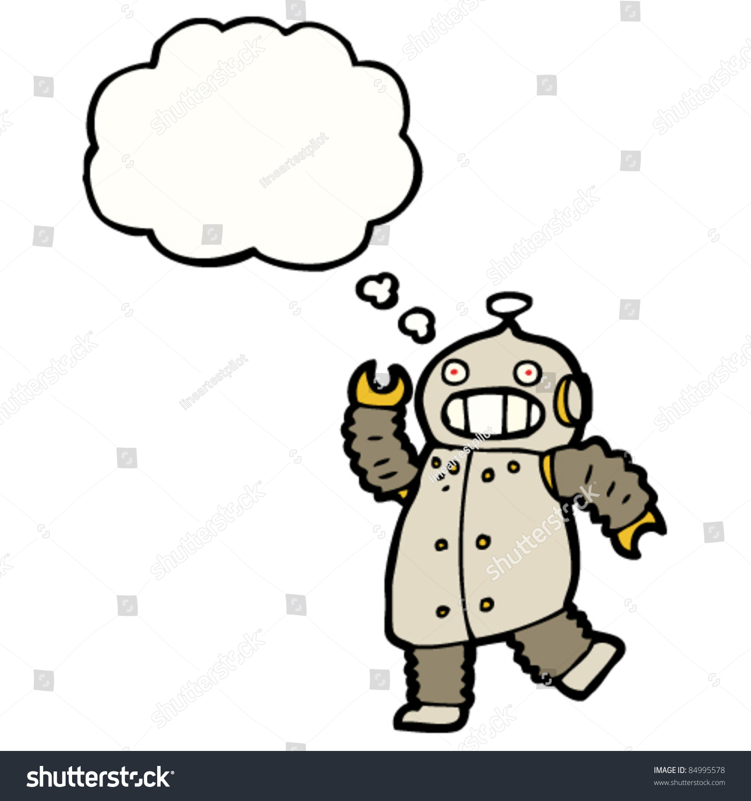 Cartoon Robot Dancing Stock Vector (Royalty Free) 84995578 | Shutterstock