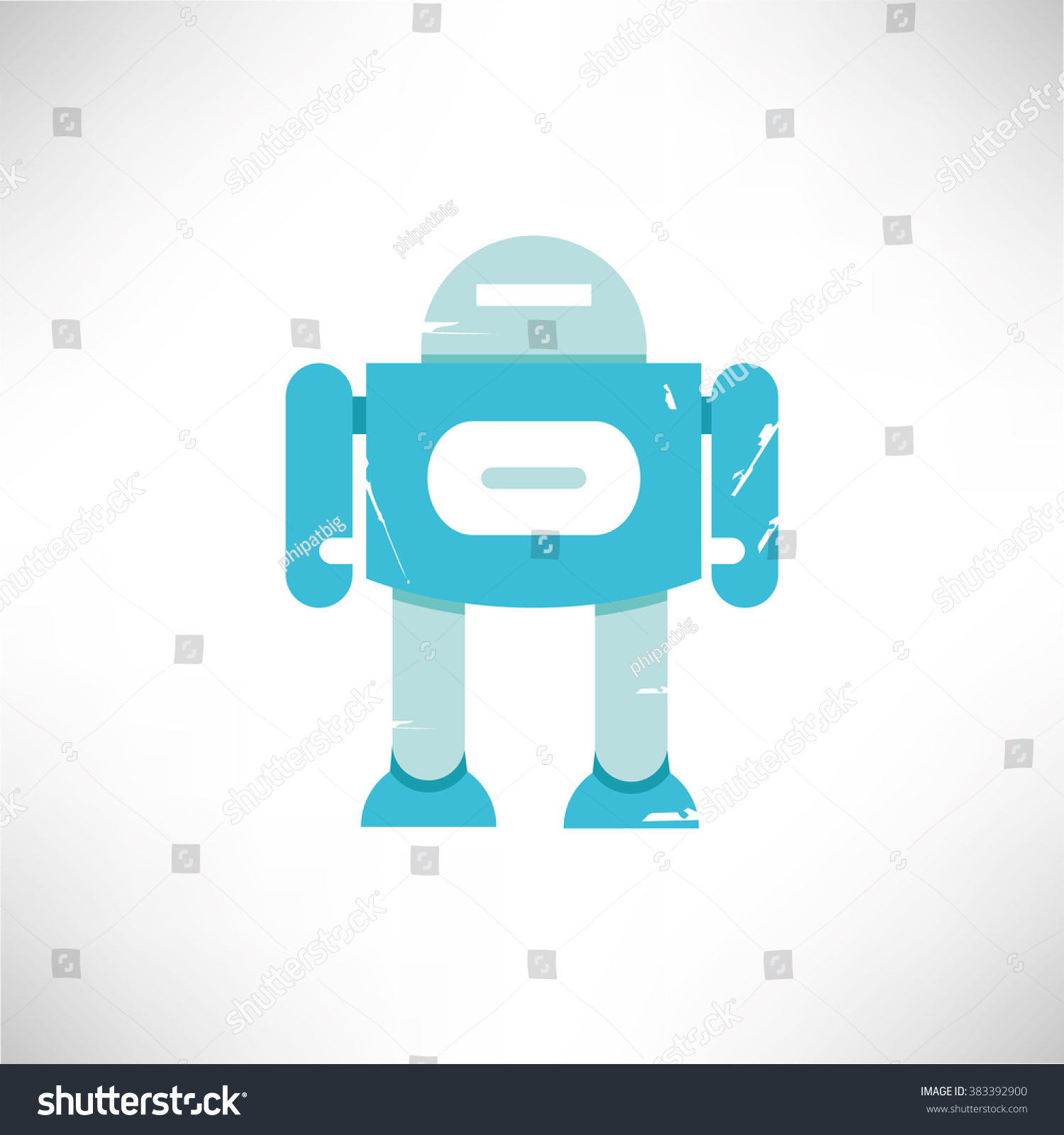 Cartoon Robot Icon Stock Vector (Royalty Free) 383392900 | Shutterstock
