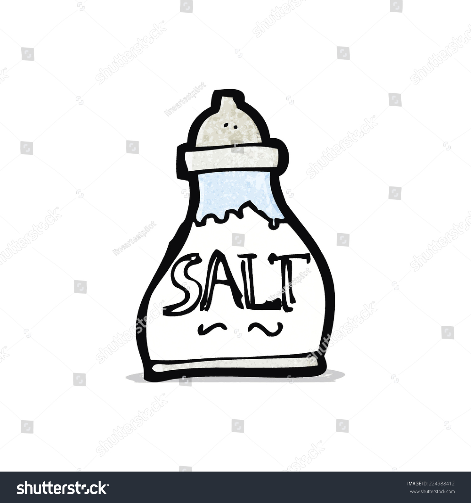 Cartoon Salt Shaker Stock Vector (Royalty Free) 224988412 | Shutterstock
