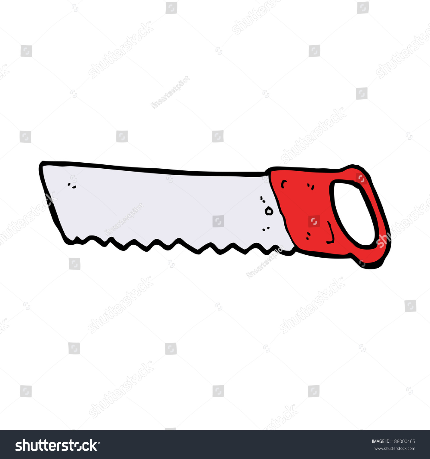 Cartoon Saw Stock Vector (Royalty Free) 188000465