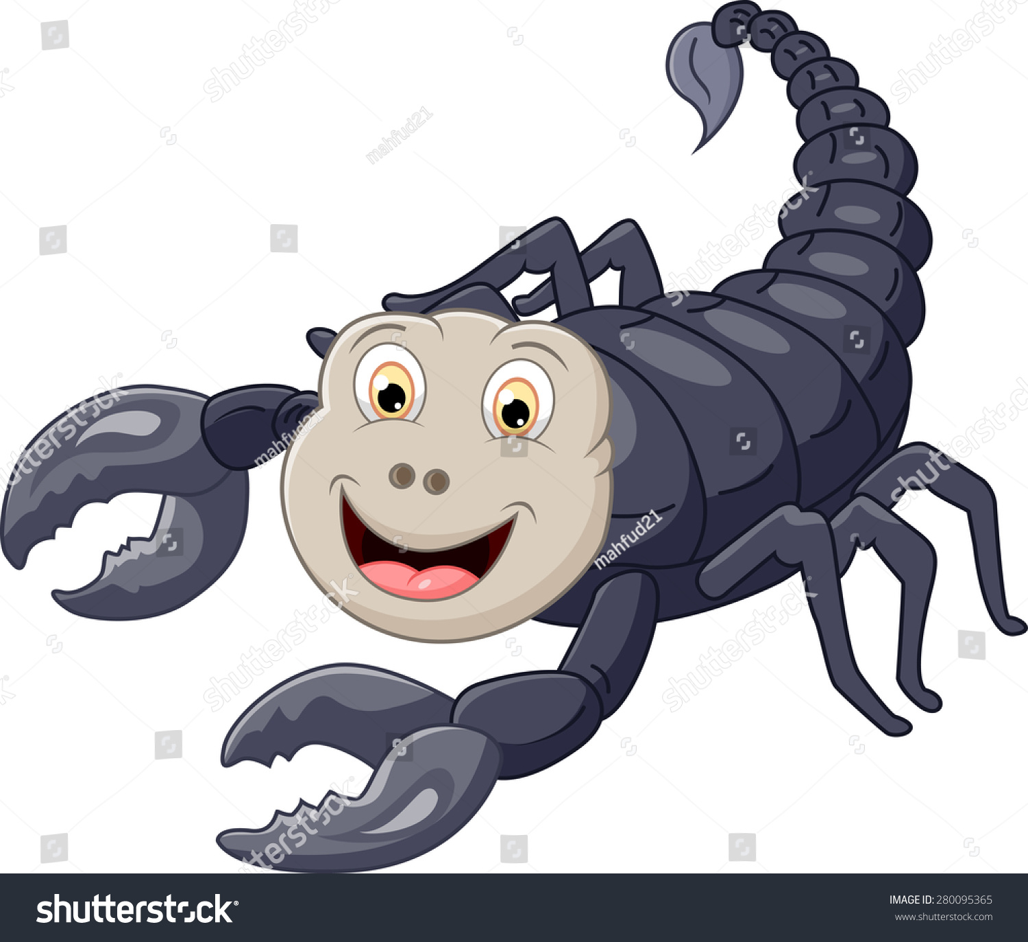 Cartoon Scorpion Stock Vector 280095365 - Shutterstock