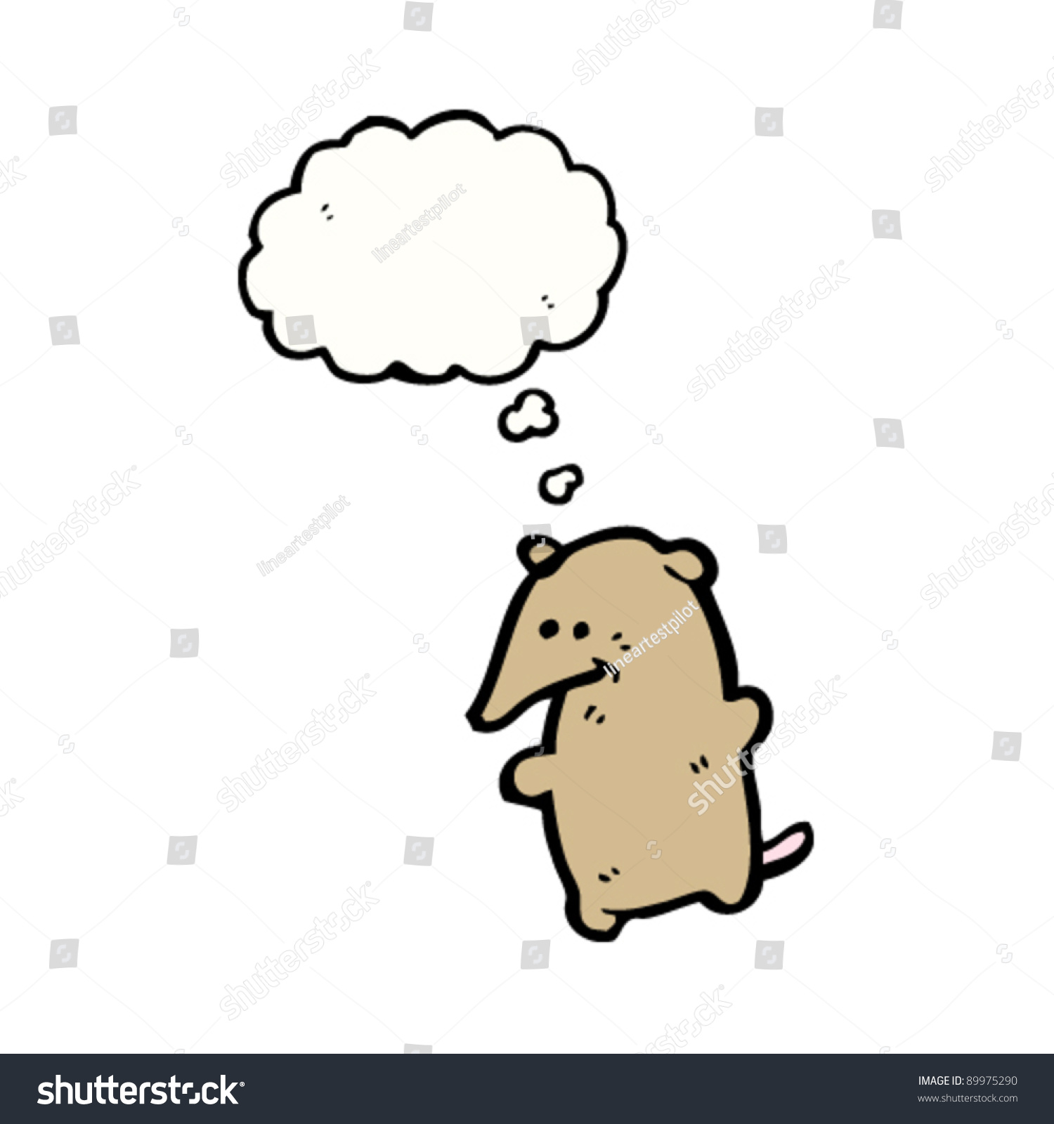 Cartoon Shrew Stock Vector (Royalty Free) 89975290 | Shutterstock