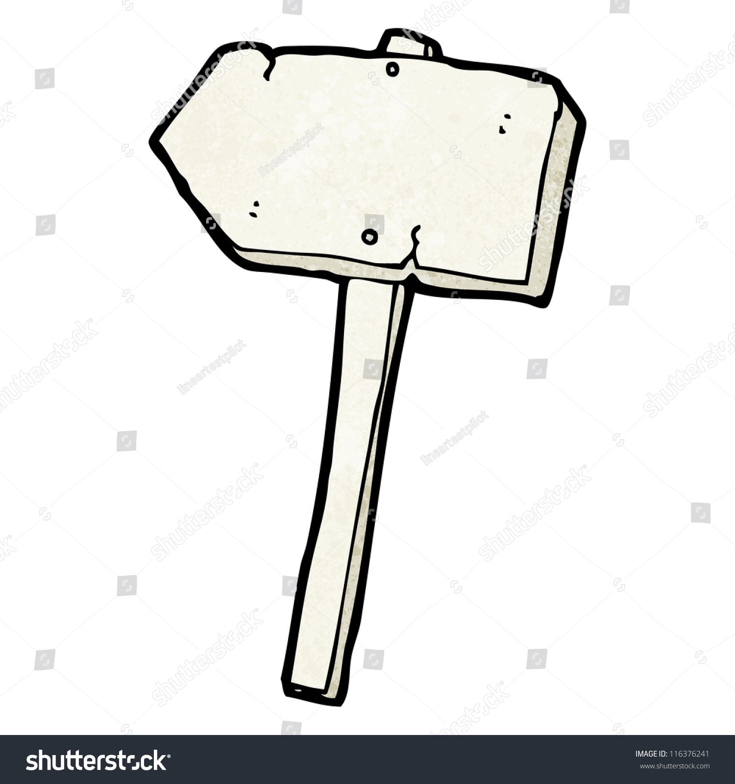 Cartoon Sign Post Stock Vector (Royalty Free) 116376241 | Shutterstock