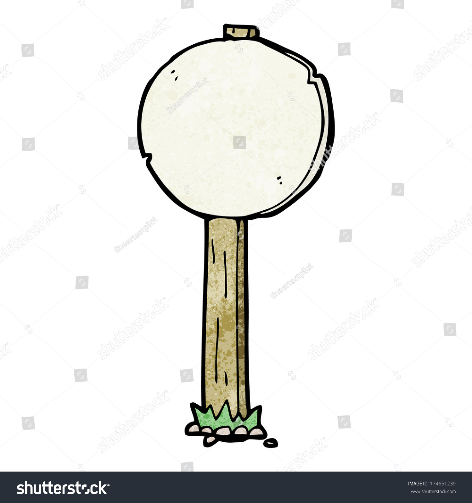 Cartoon Sign Post Stock Vector (Royalty Free) 174651239