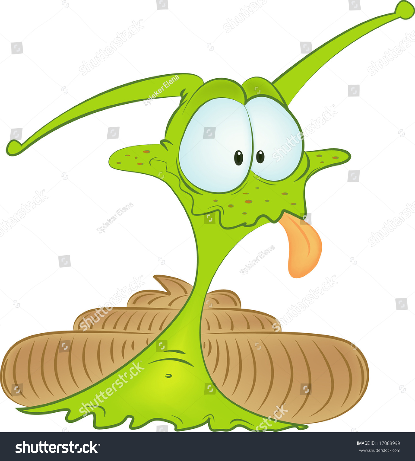Cartoon Snail Stock Vector (Royalty Free) 117088999