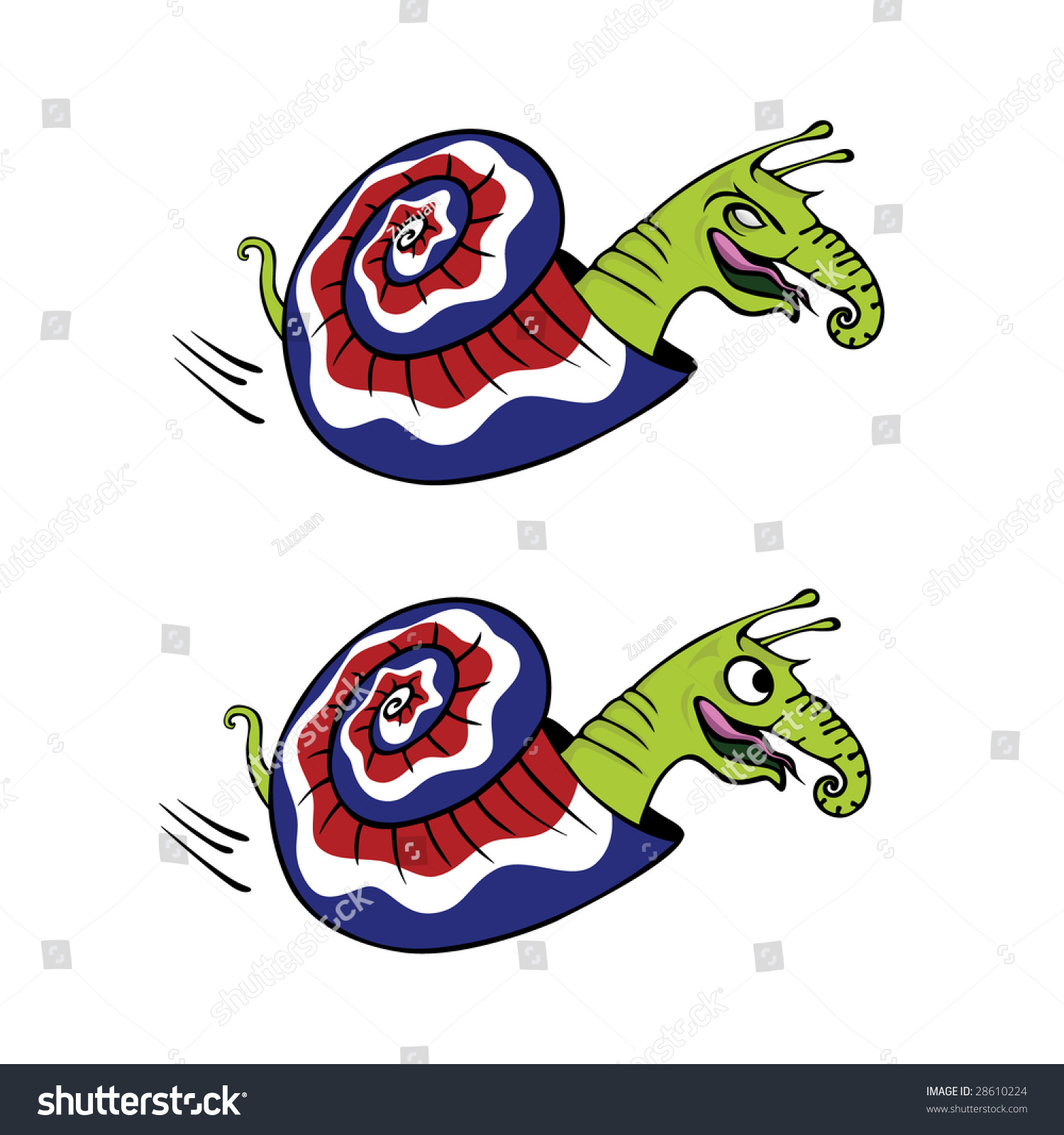 Cartoon Snail Shell Vector Stock Vector (Royalty Free) 28610224 ...