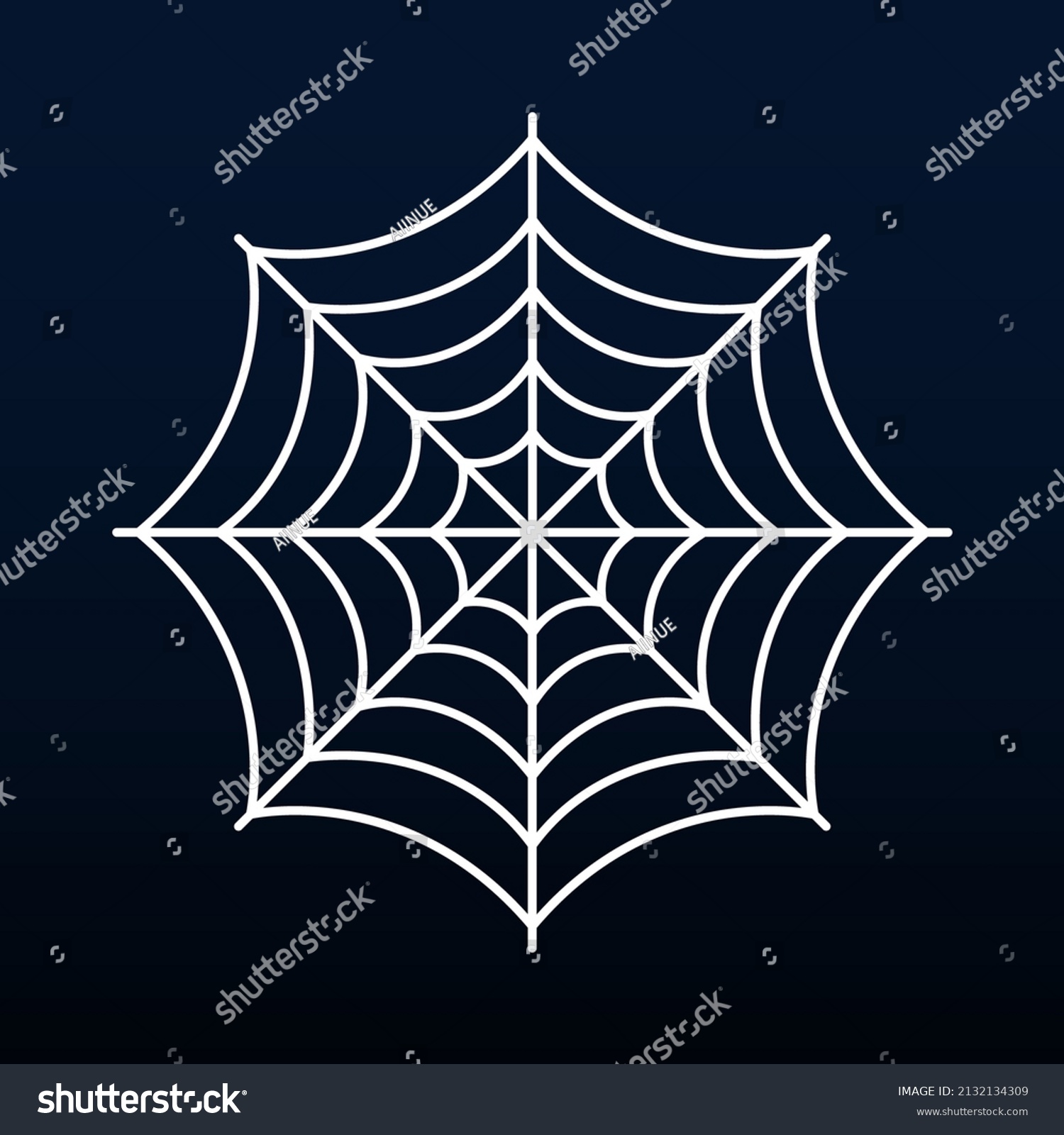Cartoon Spider Web Vector Illustration Stock Vector (Royalty Free ...