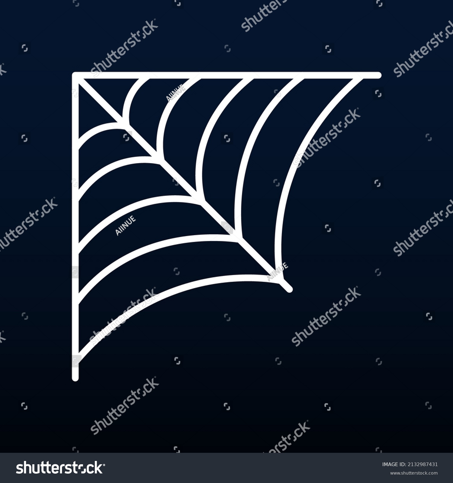 Cartoon Spider Web Vector Illustration Stock Vector (Royalty Free ...