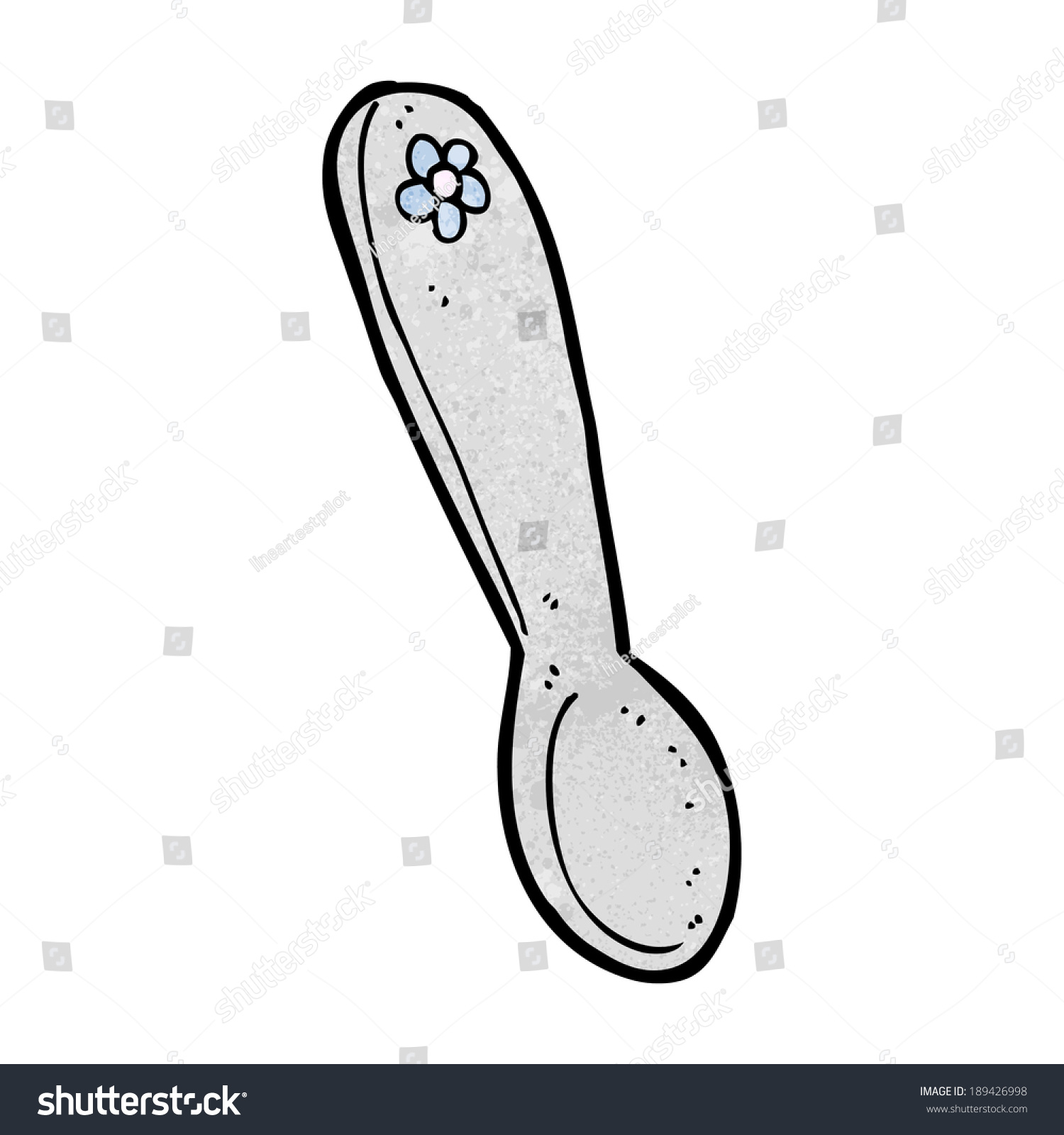 Cartoon Spoon Stock Vector (Royalty Free) 189426998 | Shutterstock