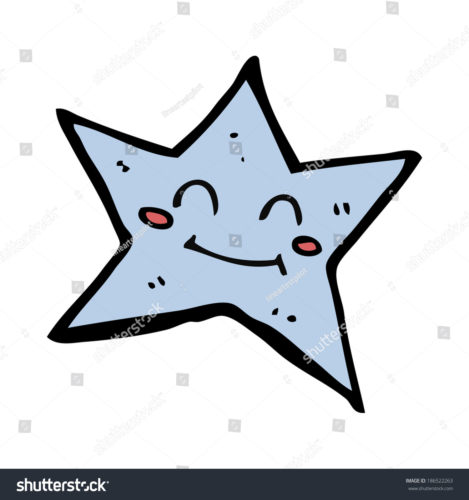 Cartoon Star Character: เวกเตอร์สต็อก (ปลอดค่าลิขสิทธิ์) 186522263 ...