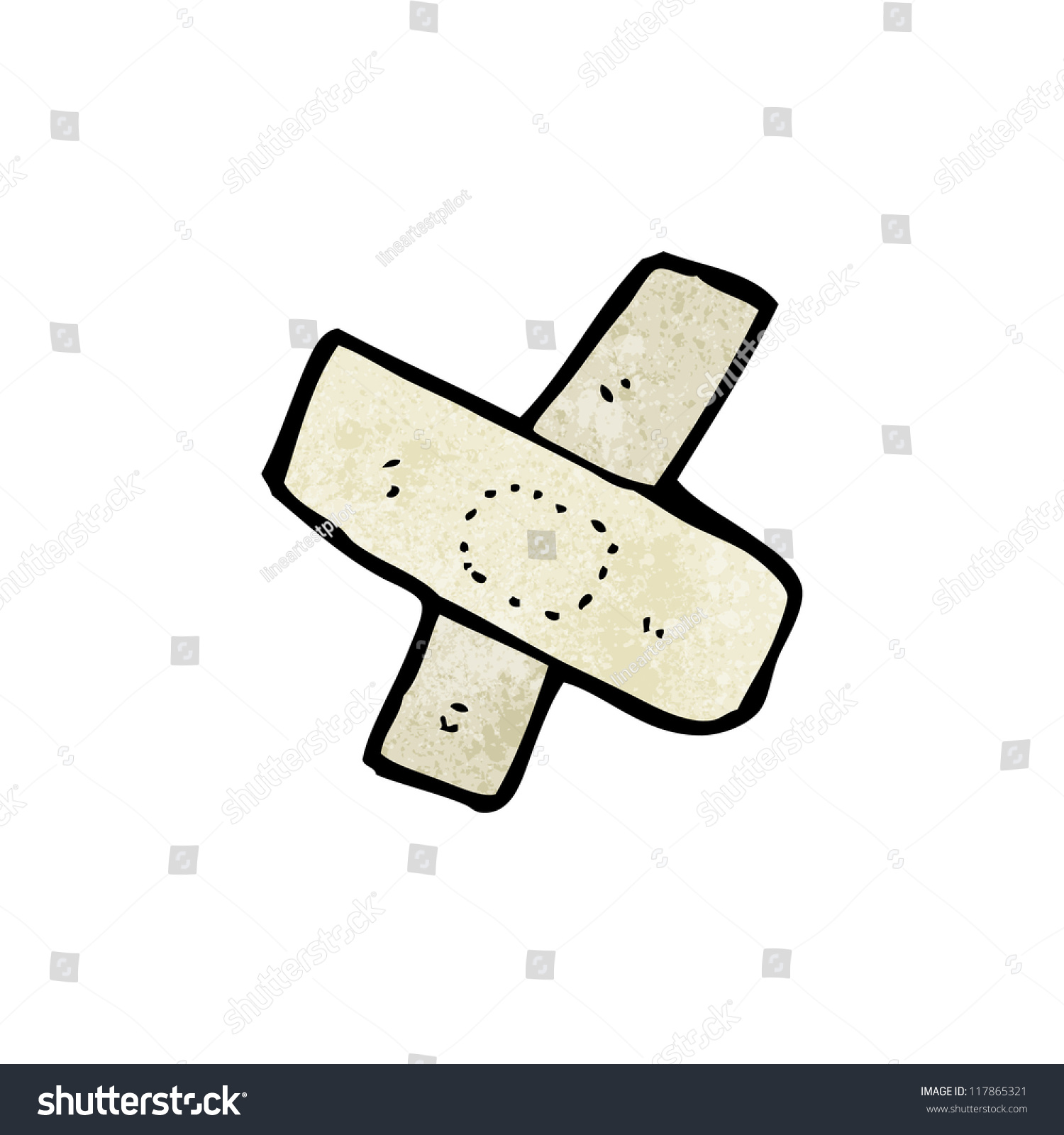 yeso pegatino de dibujos: vector de stock (libre de regalías) 117865321 ...